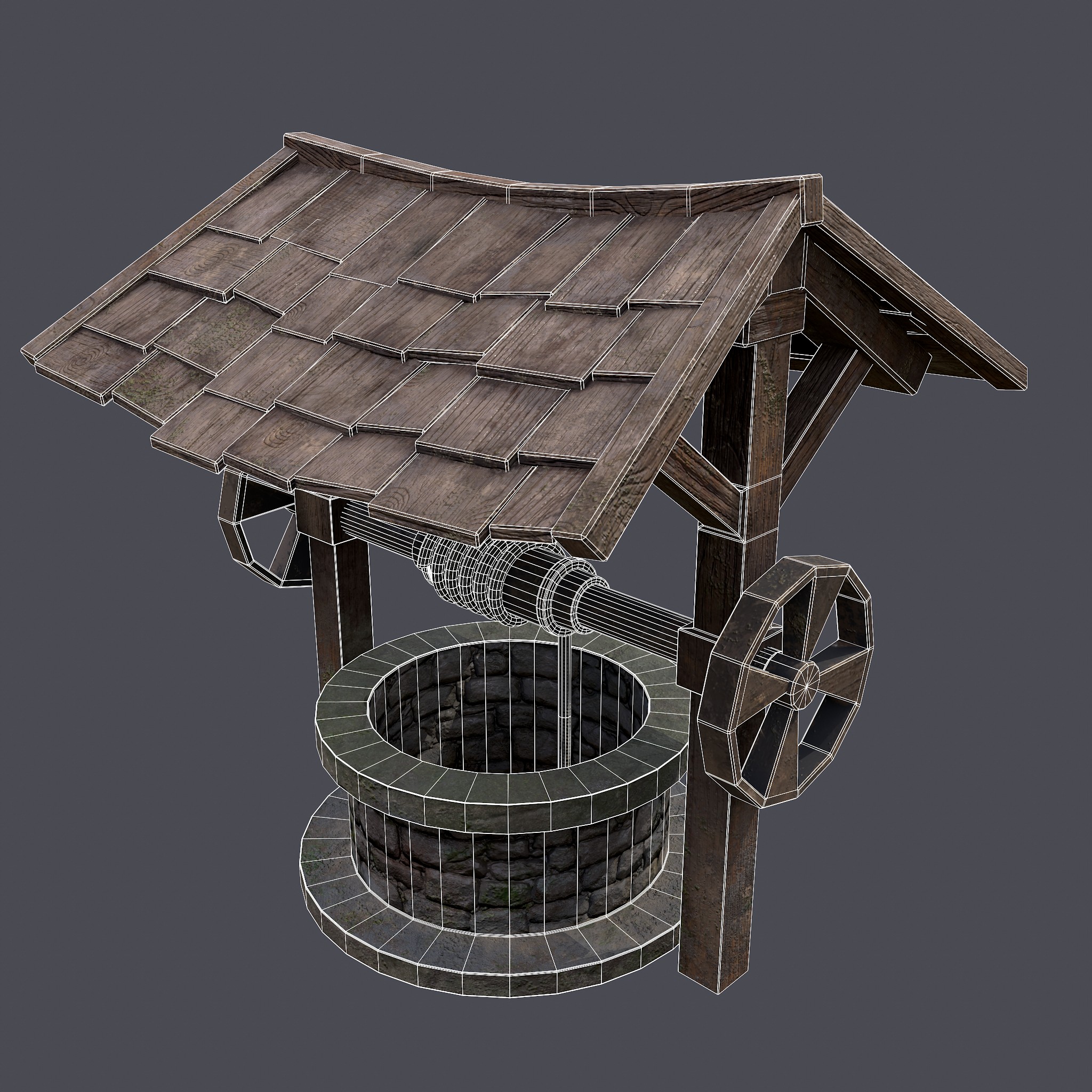 Medieval Well - 3D Model by Get Dead Entertainment