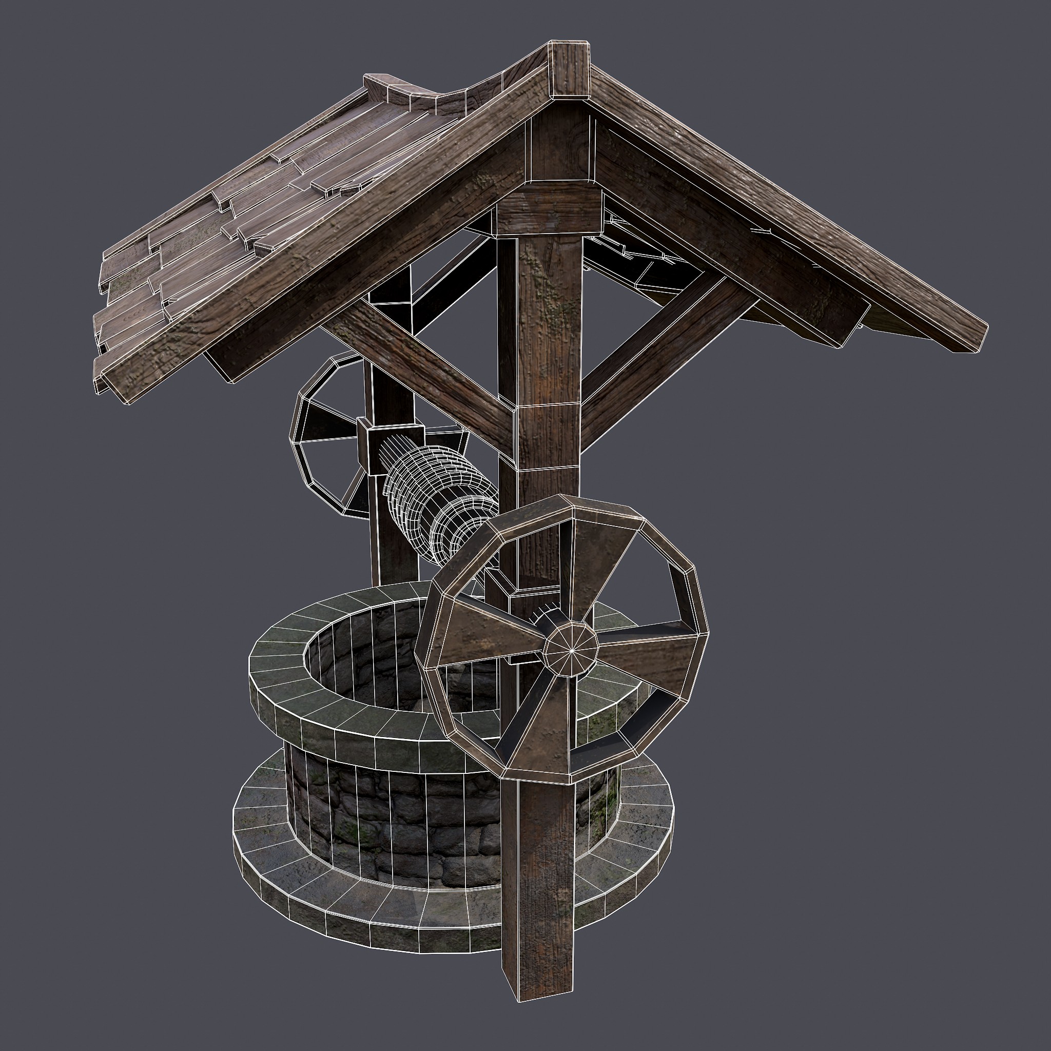 Medieval Well - 3D Model by Get Dead Entertainment