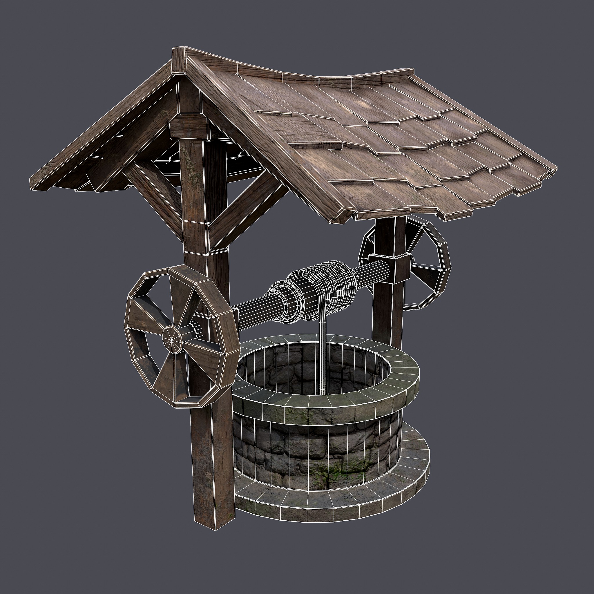Medieval Well - 3D Model by Get Dead Entertainment