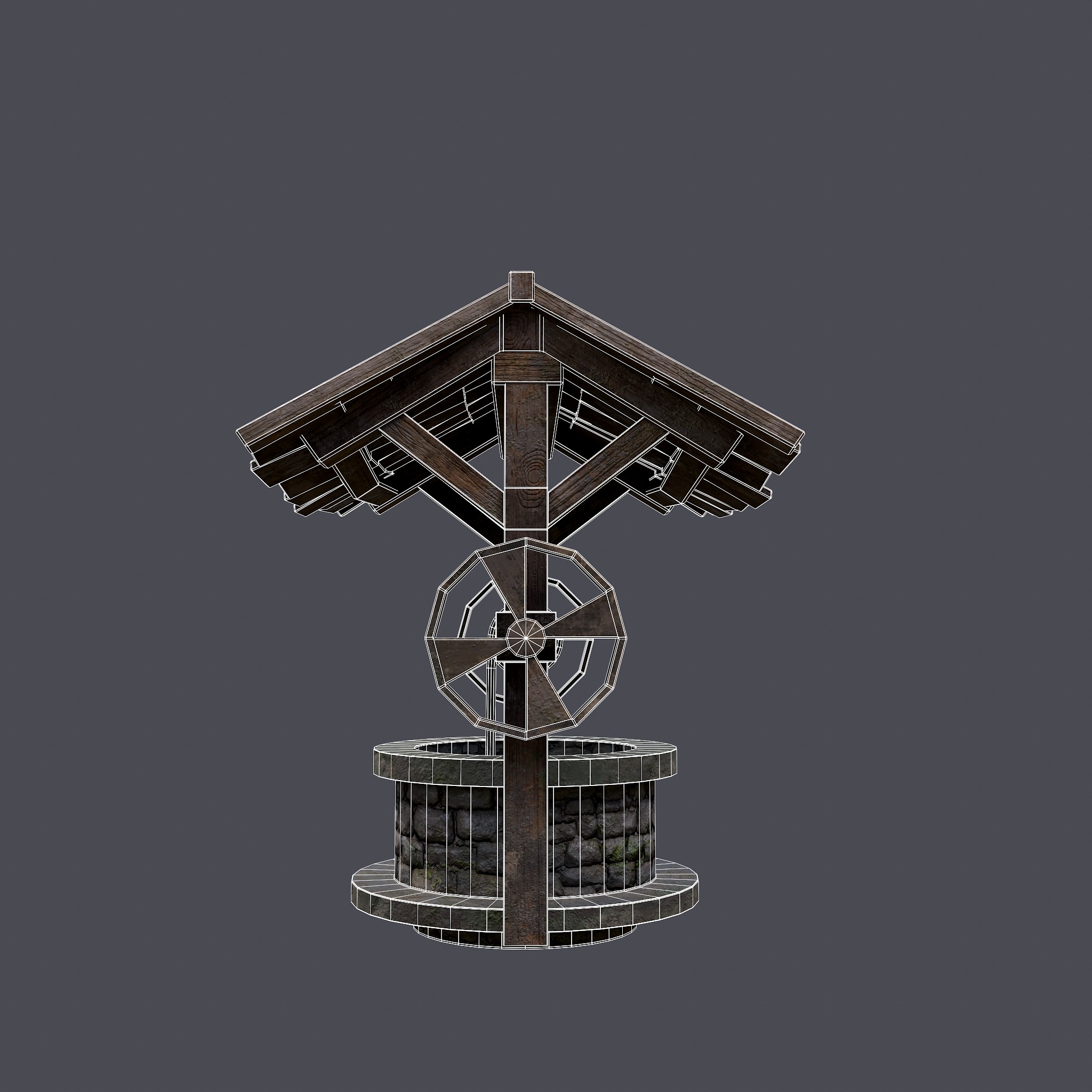 Medieval Well - 3D Model by Get Dead Entertainment