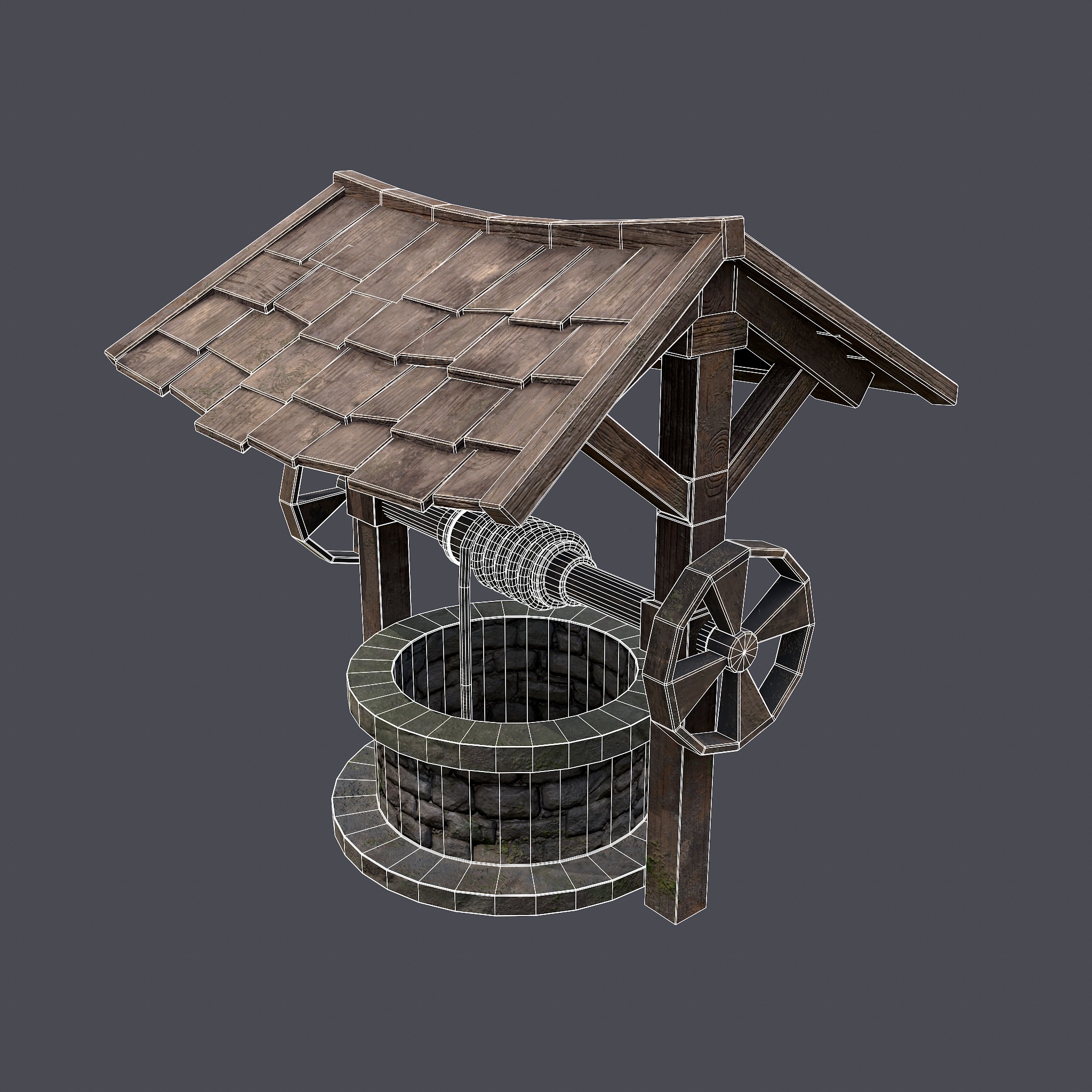 Medieval Well - 3D Model by Get Dead Entertainment