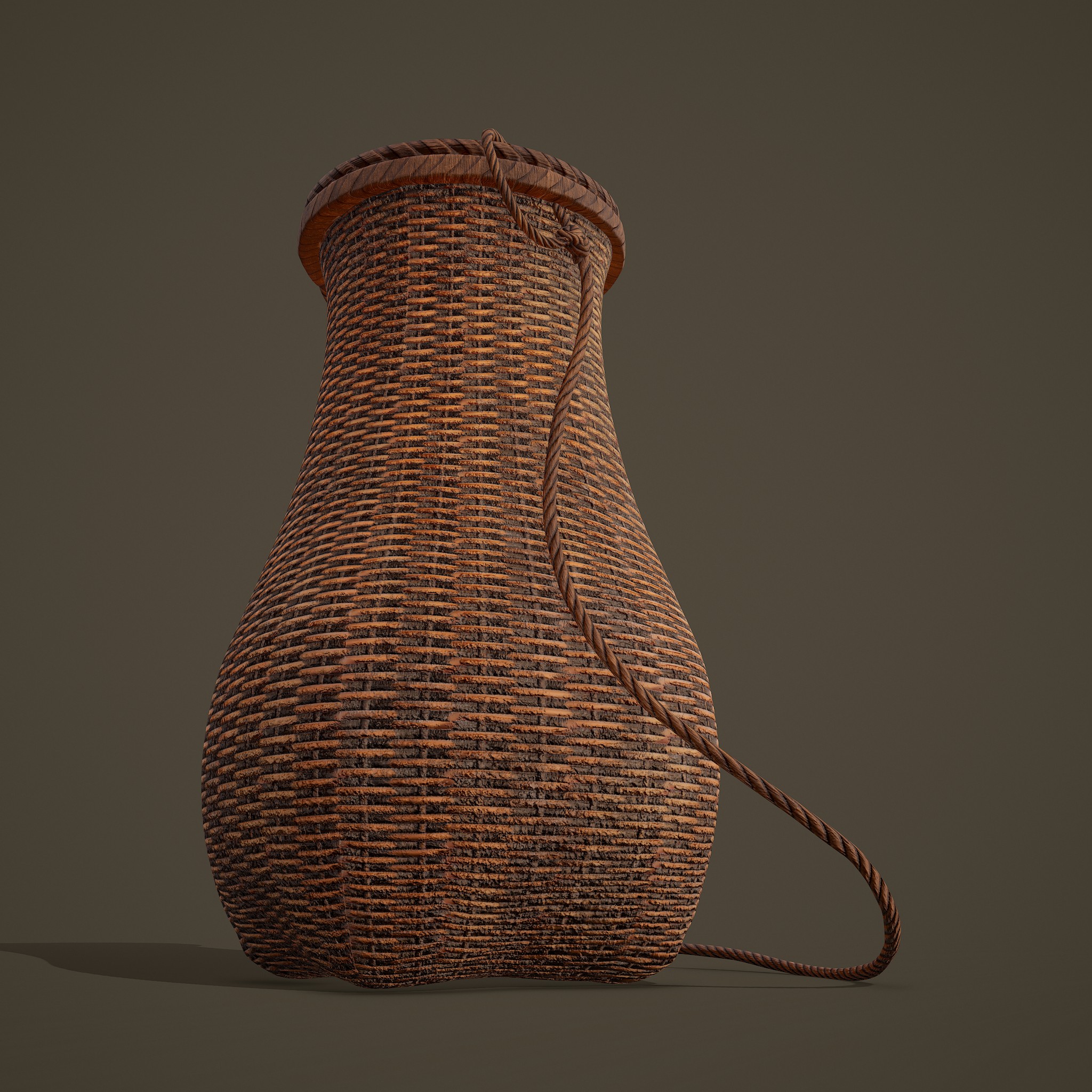 Medieval Wicker Basket 1 - 3D Model by Get Dead Entertainment