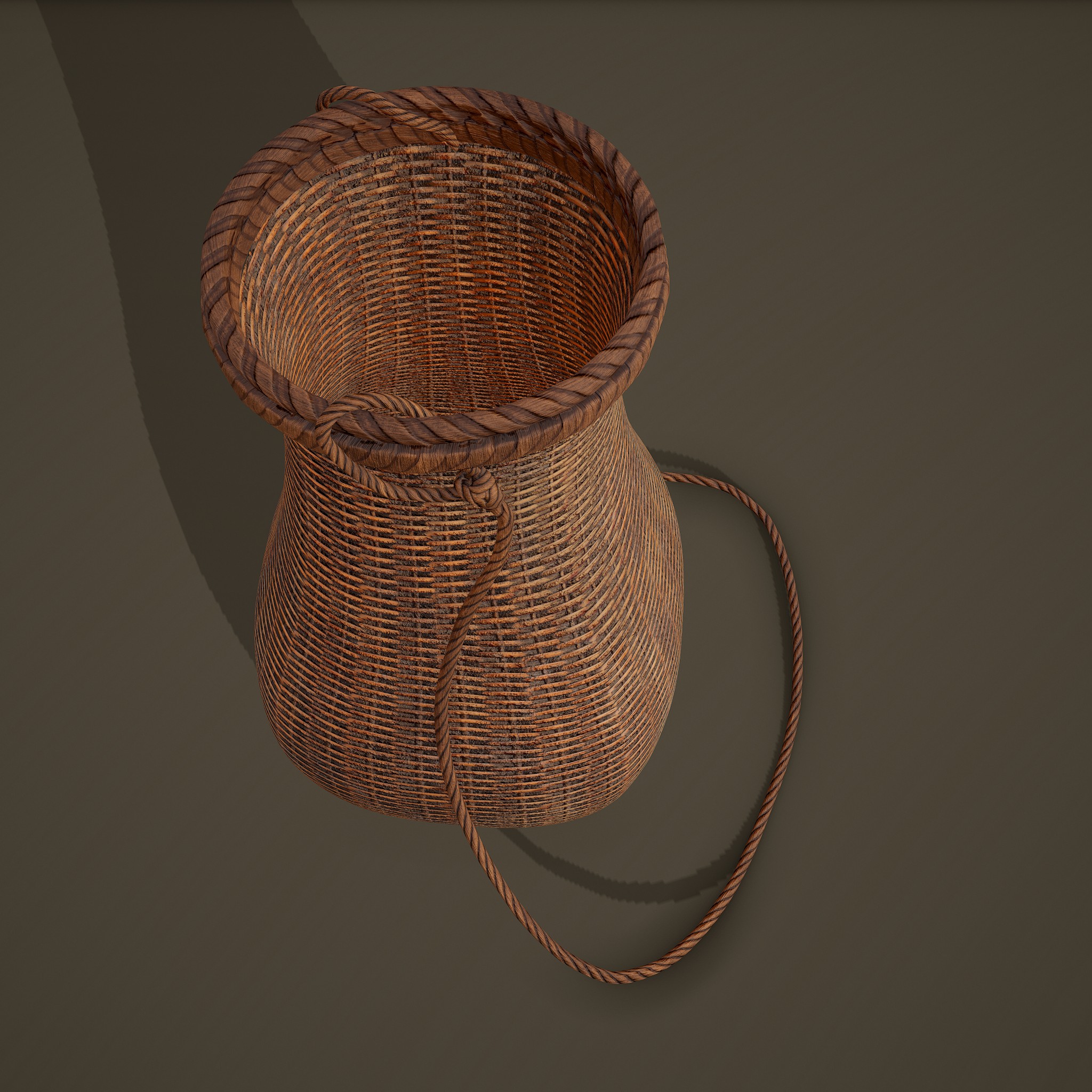 Medieval Wicker Basket 1 - 3D Model by Get Dead Entertainment