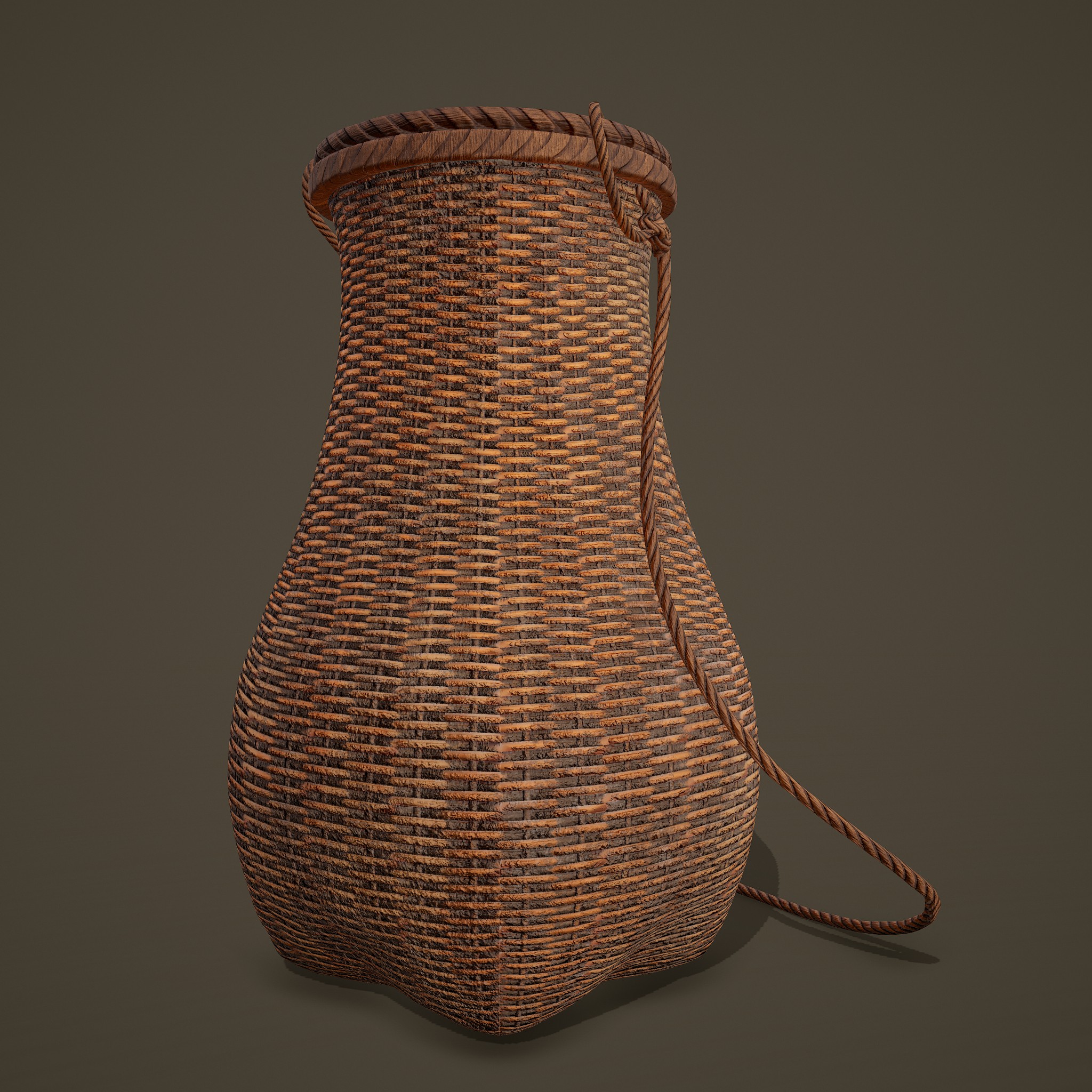 Medieval Wicker Basket 1 - 3D Model by Get Dead Entertainment