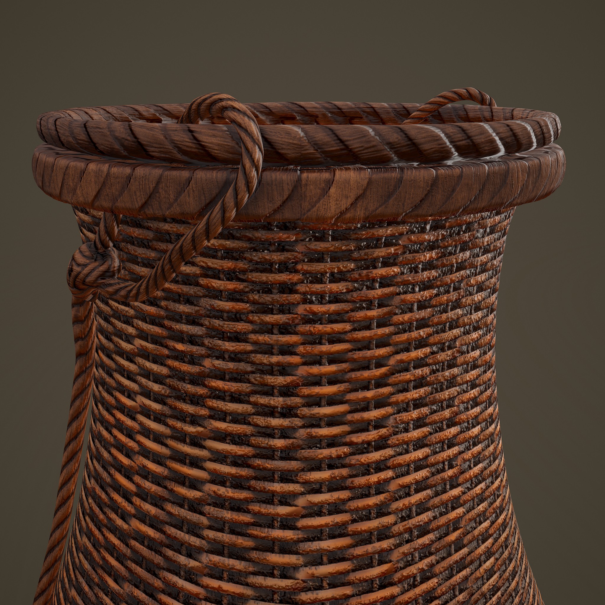 Medieval Wicker Basket 1 - 3D Model by Get Dead Entertainment
