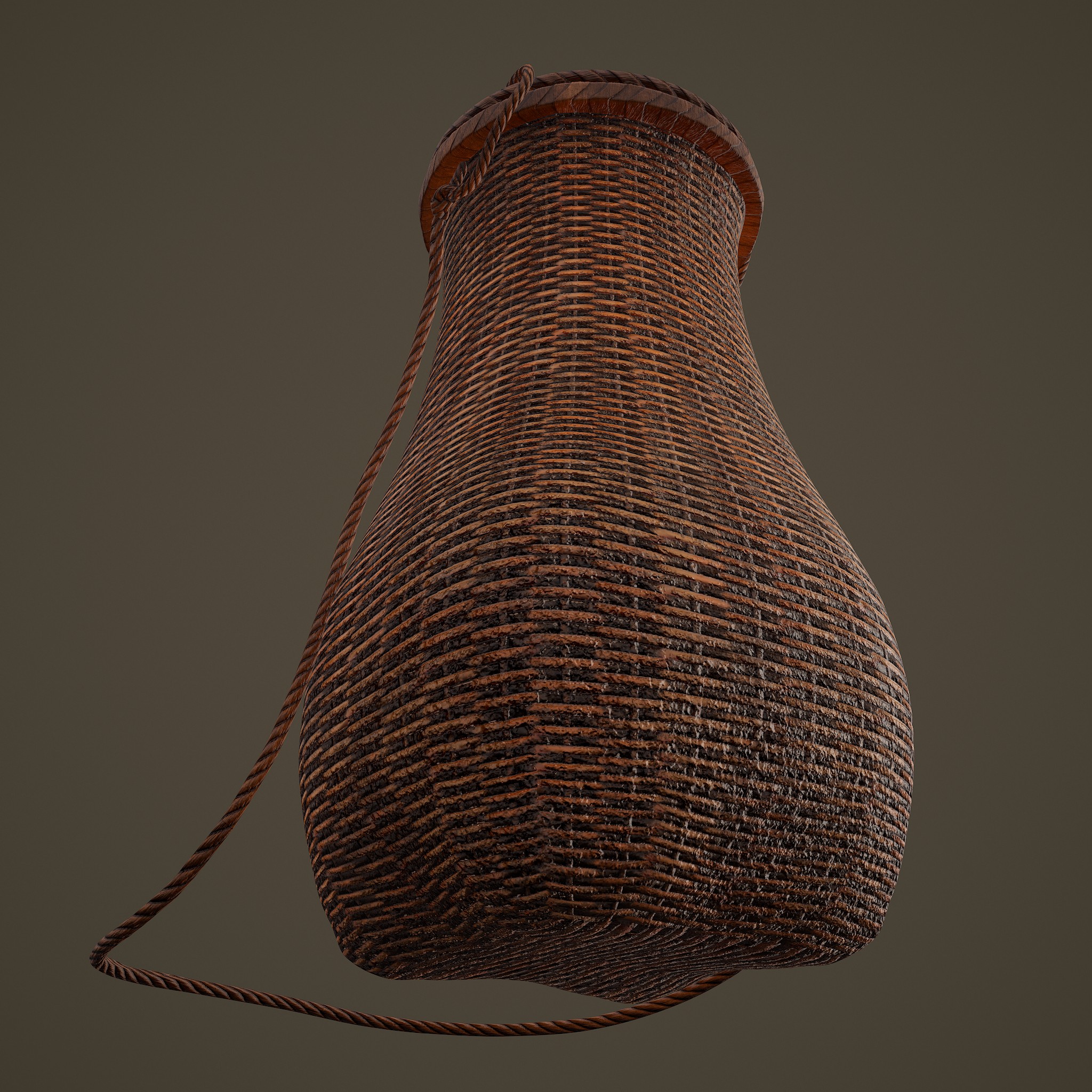 Medieval Wicker Basket 1 - 3D Model by Get Dead Entertainment