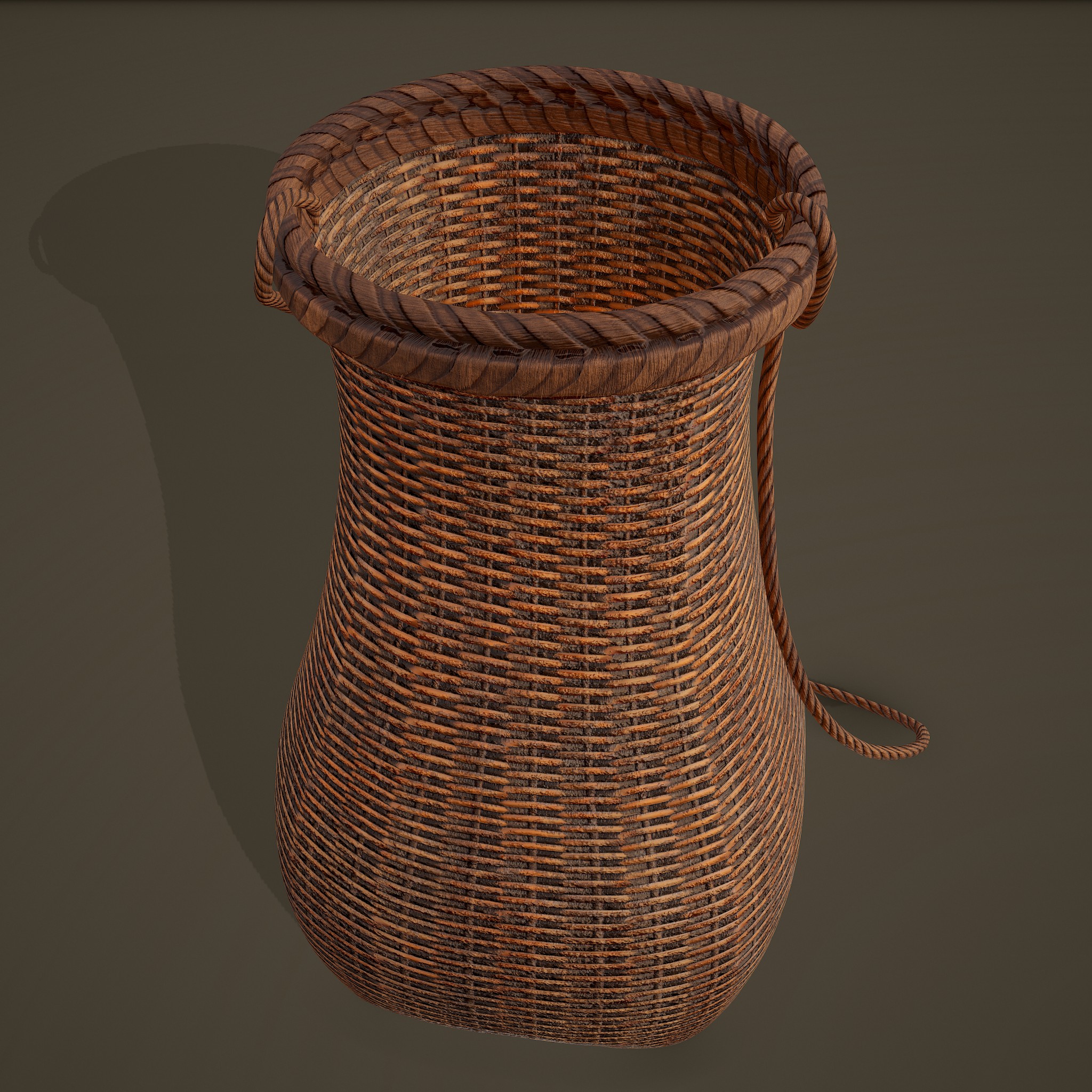 Medieval Wicker Basket 1 - 3D Model by Get Dead Entertainment