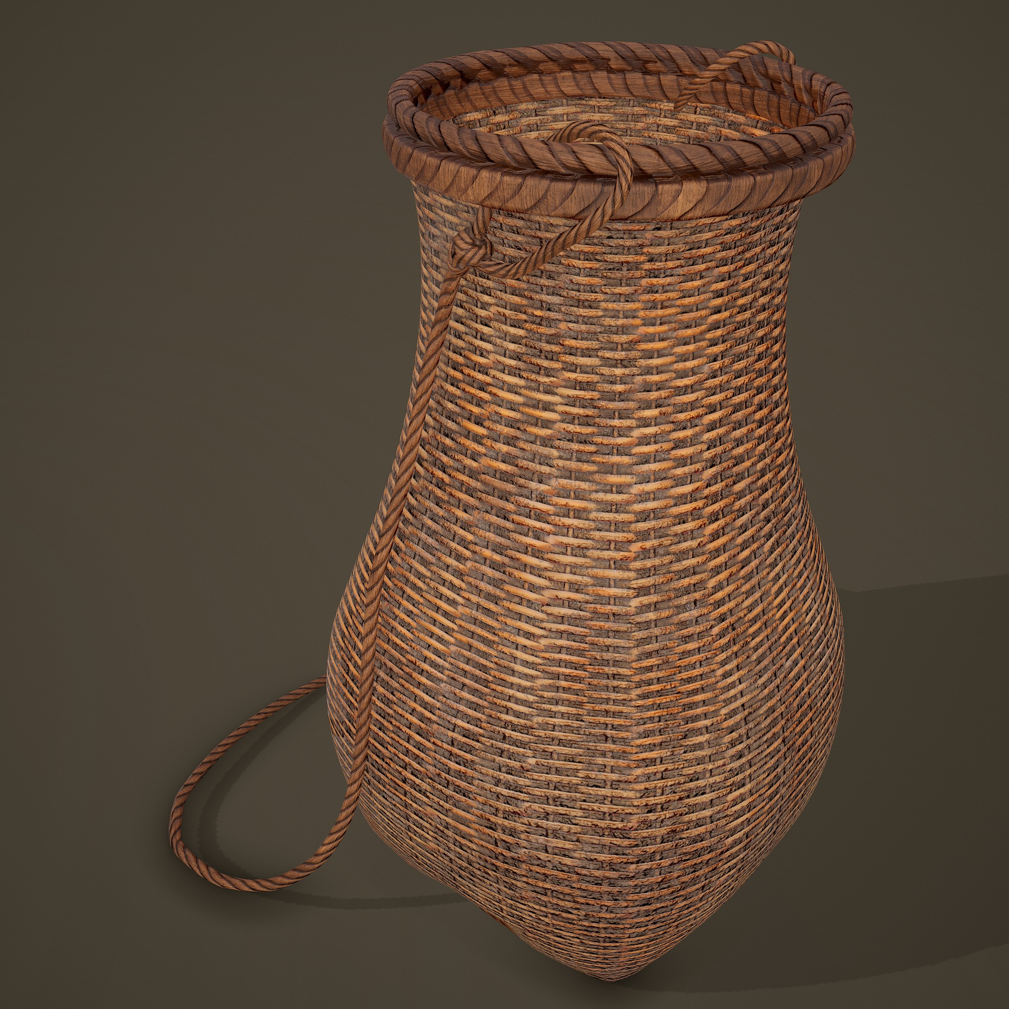 Medieval Wicker Basket 1 - 3D Model by Get Dead Entertainment