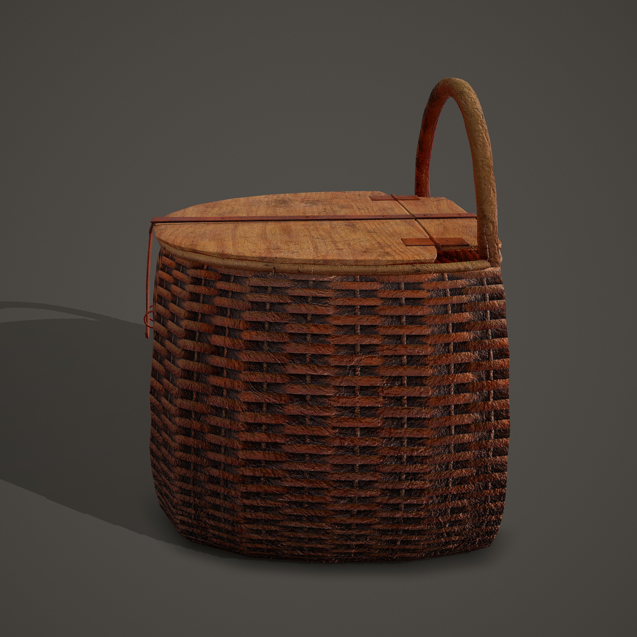 Medieval Wicker Basket 2 - 3D Model by Get Dead Entertainment