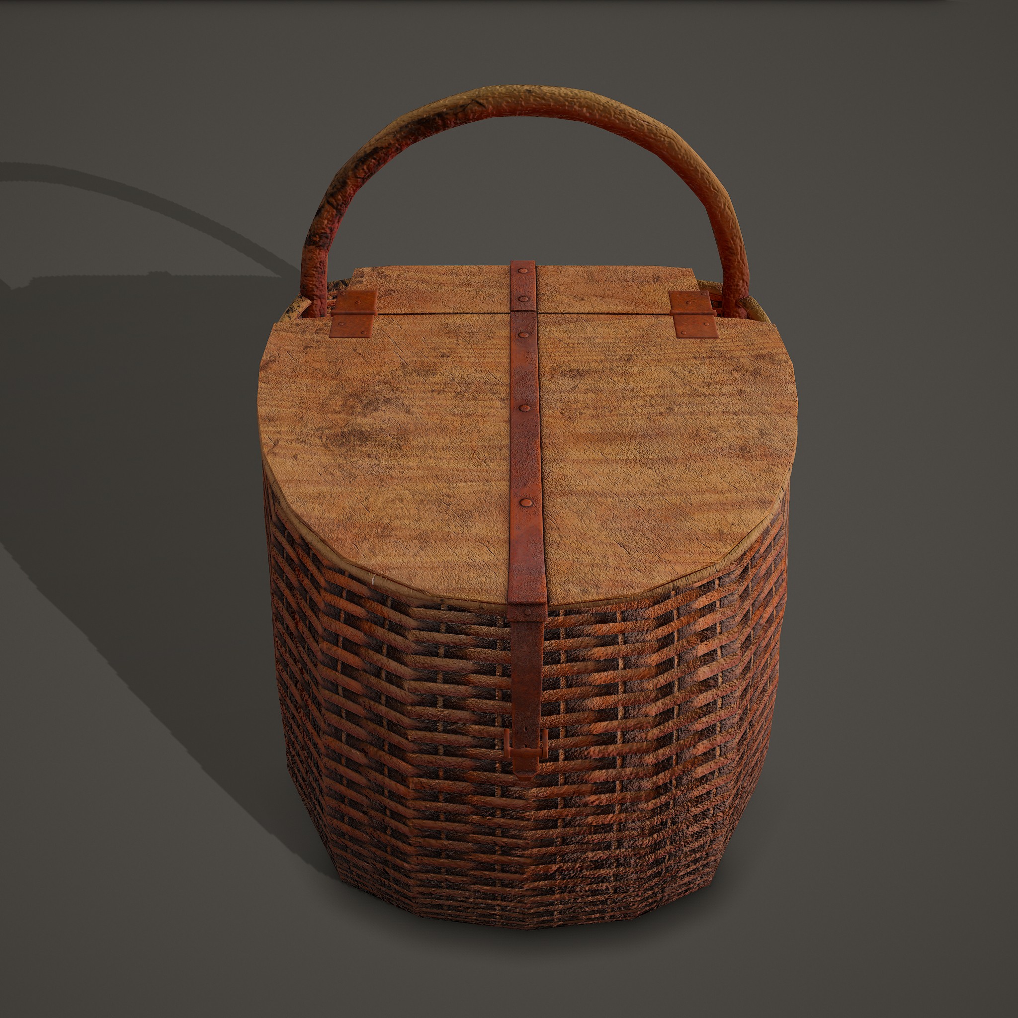 Medieval Wicker Basket 2 - 3D Model by Get Dead Entertainment
