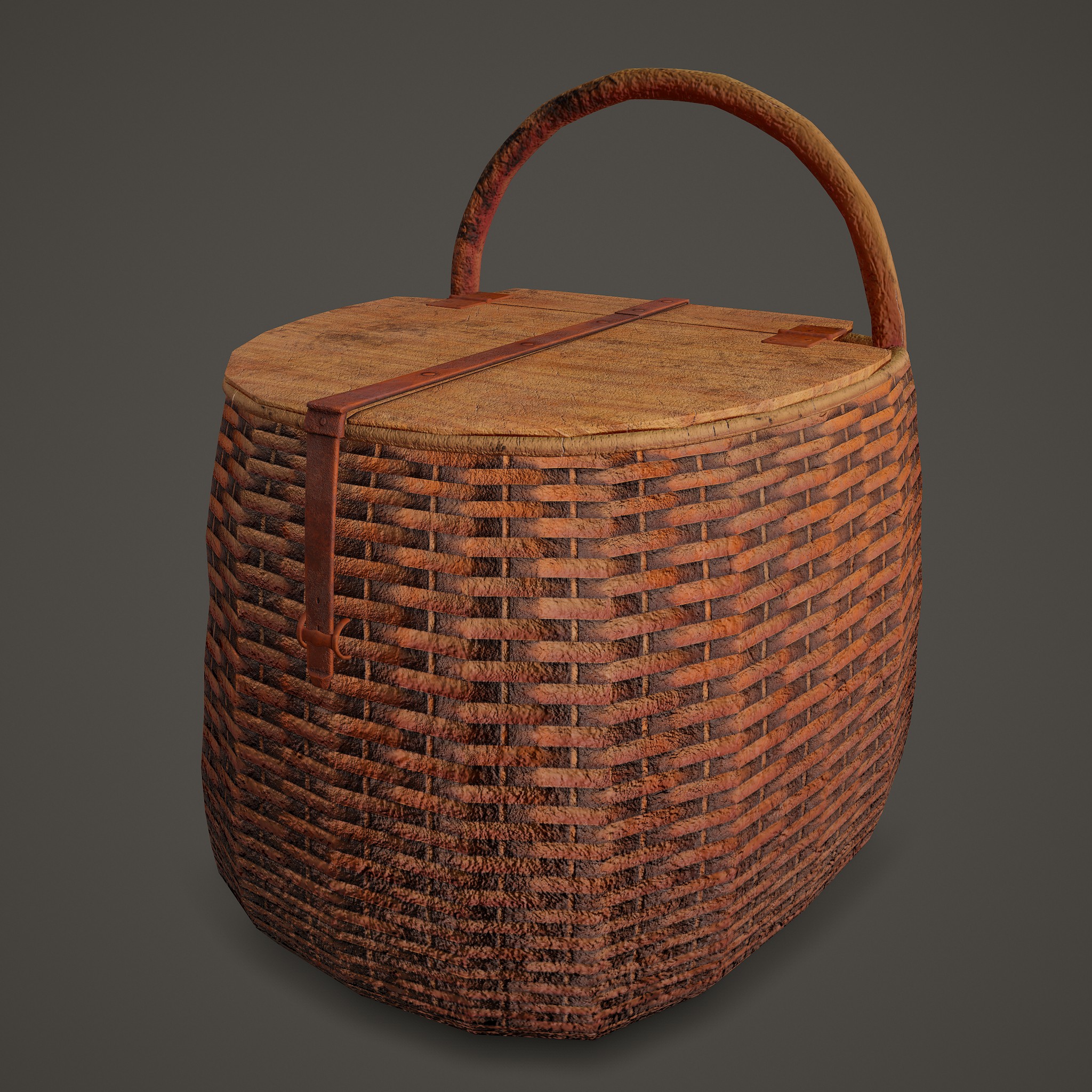 Medieval Wicker Basket 2 - 3D Model by Get Dead Entertainment