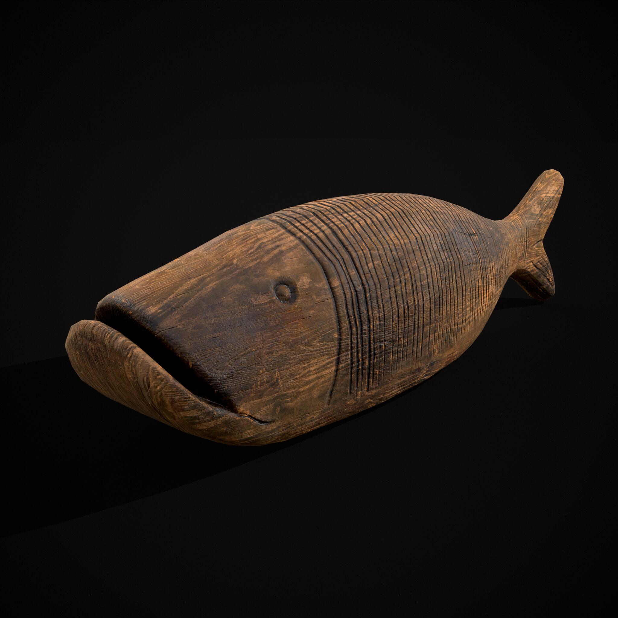 Medieval Wooden Fish Toy - 3D Model by Get Dead Entertainment
