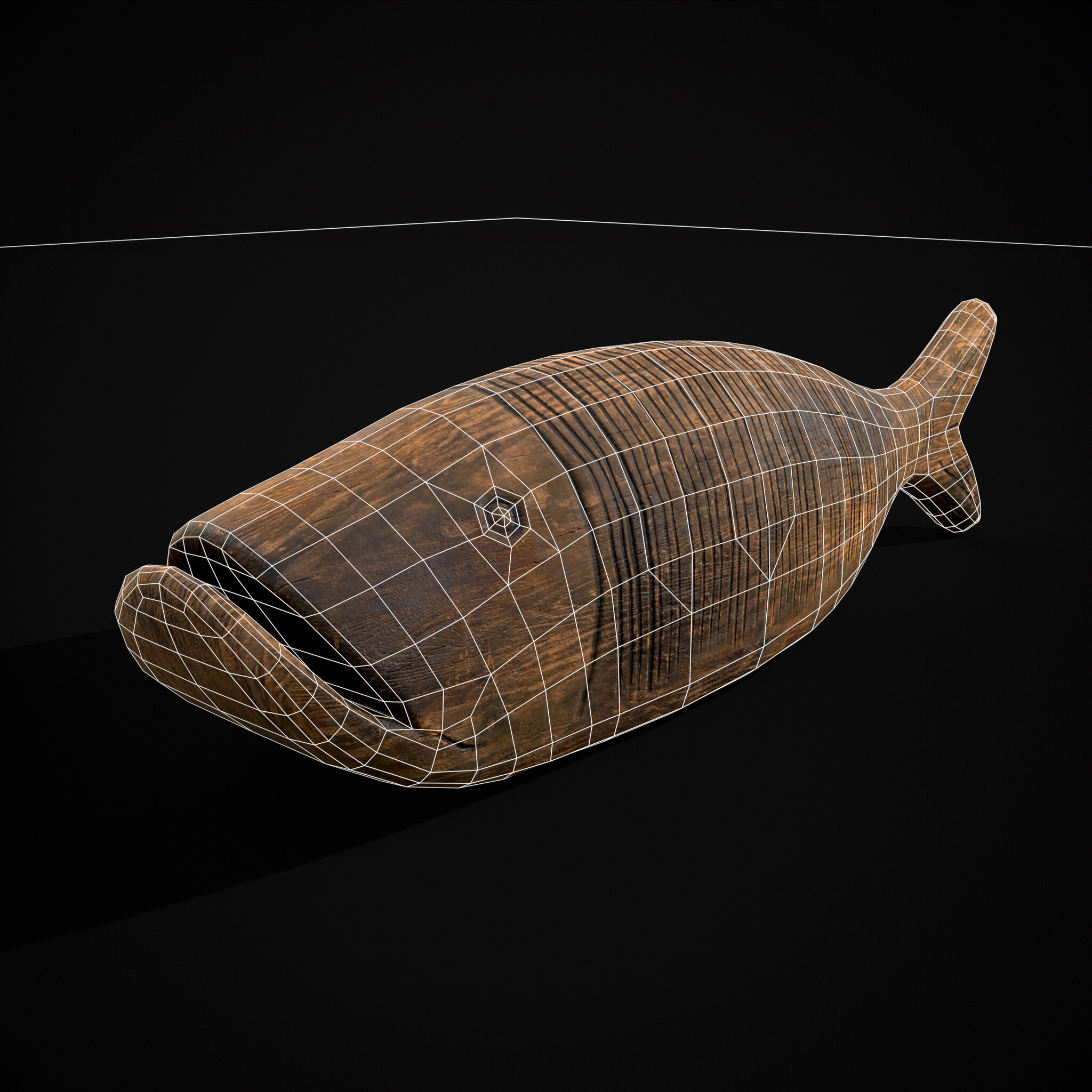 Medieval Wooden Fish Toy - 3D Model by Get Dead Entertainment