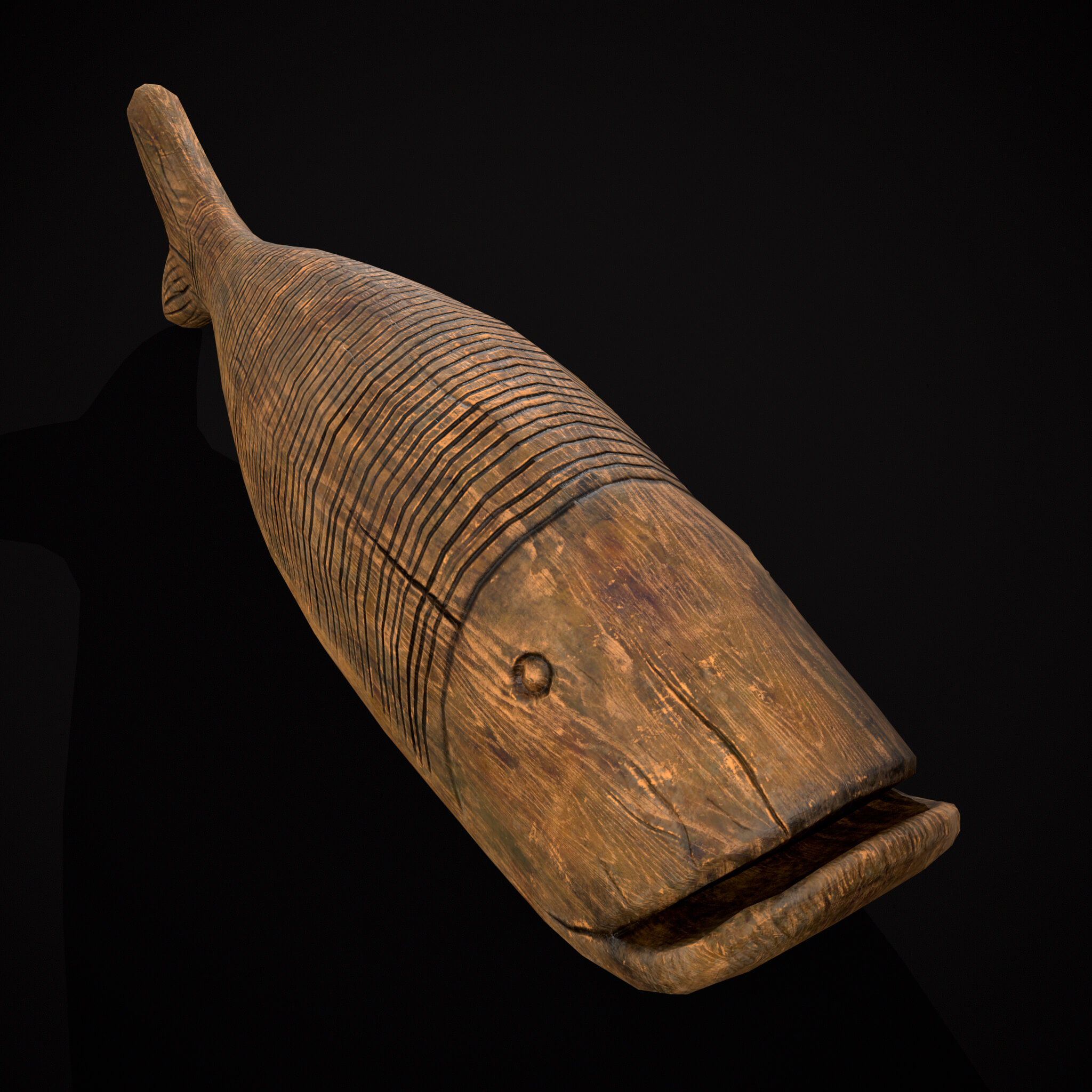Medieval Wooden Fish Toy - 3D Model by Get Dead Entertainment