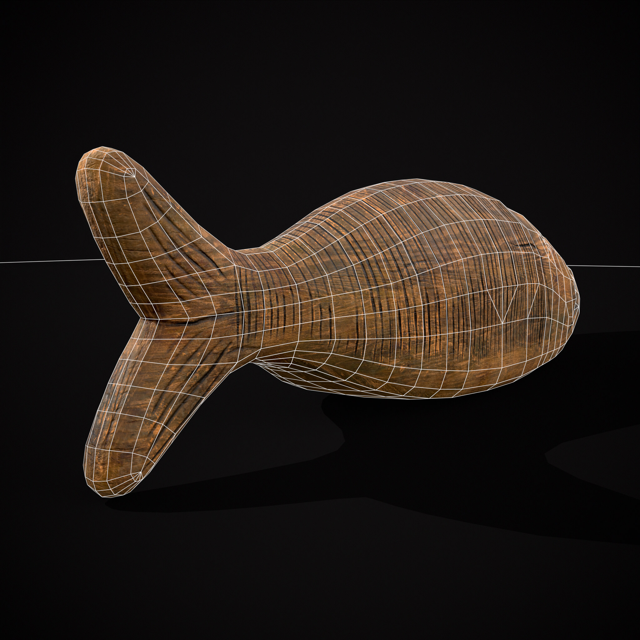 Medieval Wooden Fish Toy - 3D Model by Get Dead Entertainment