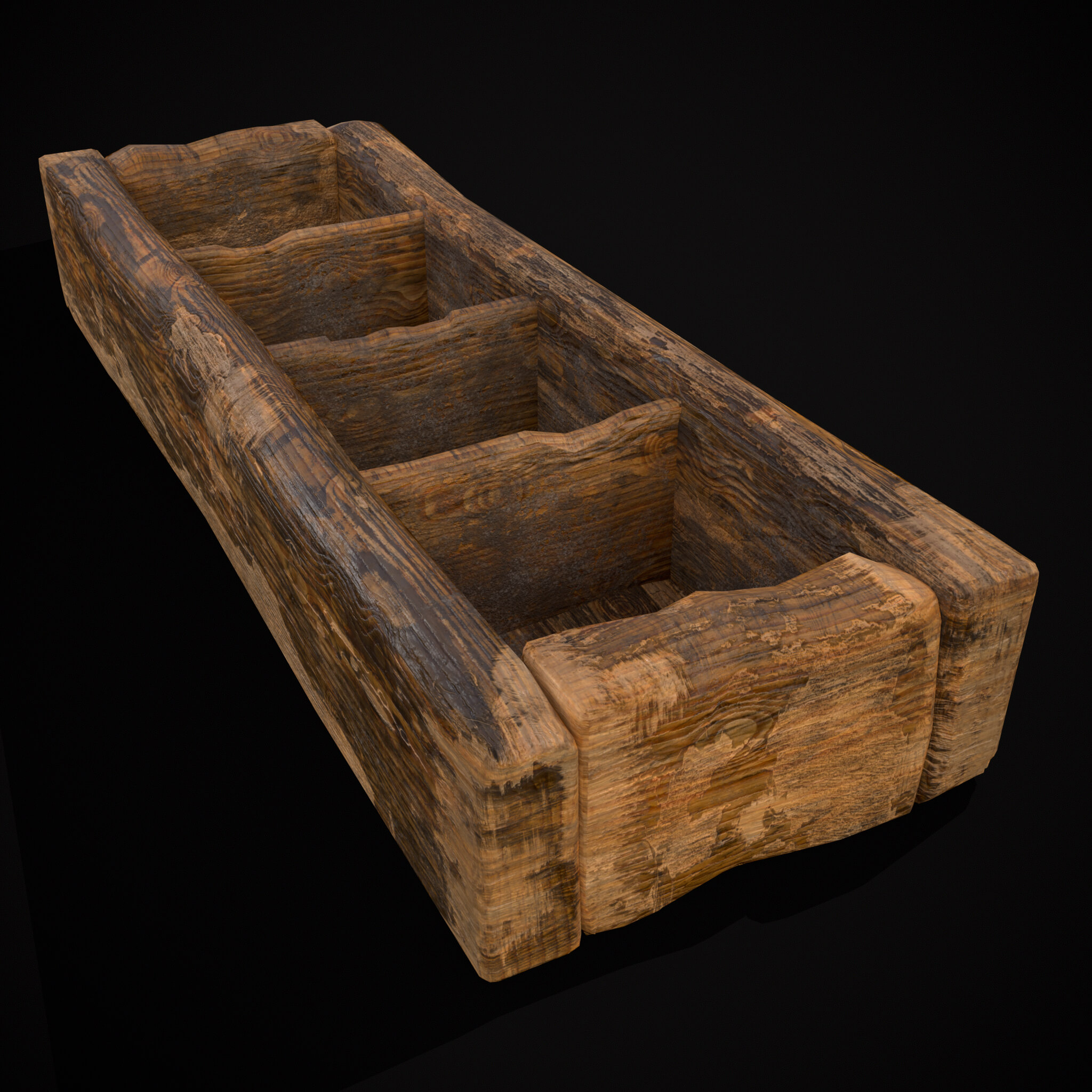 Medieval Wooden Food Separator - 3D Model by Get Dead Entertainment