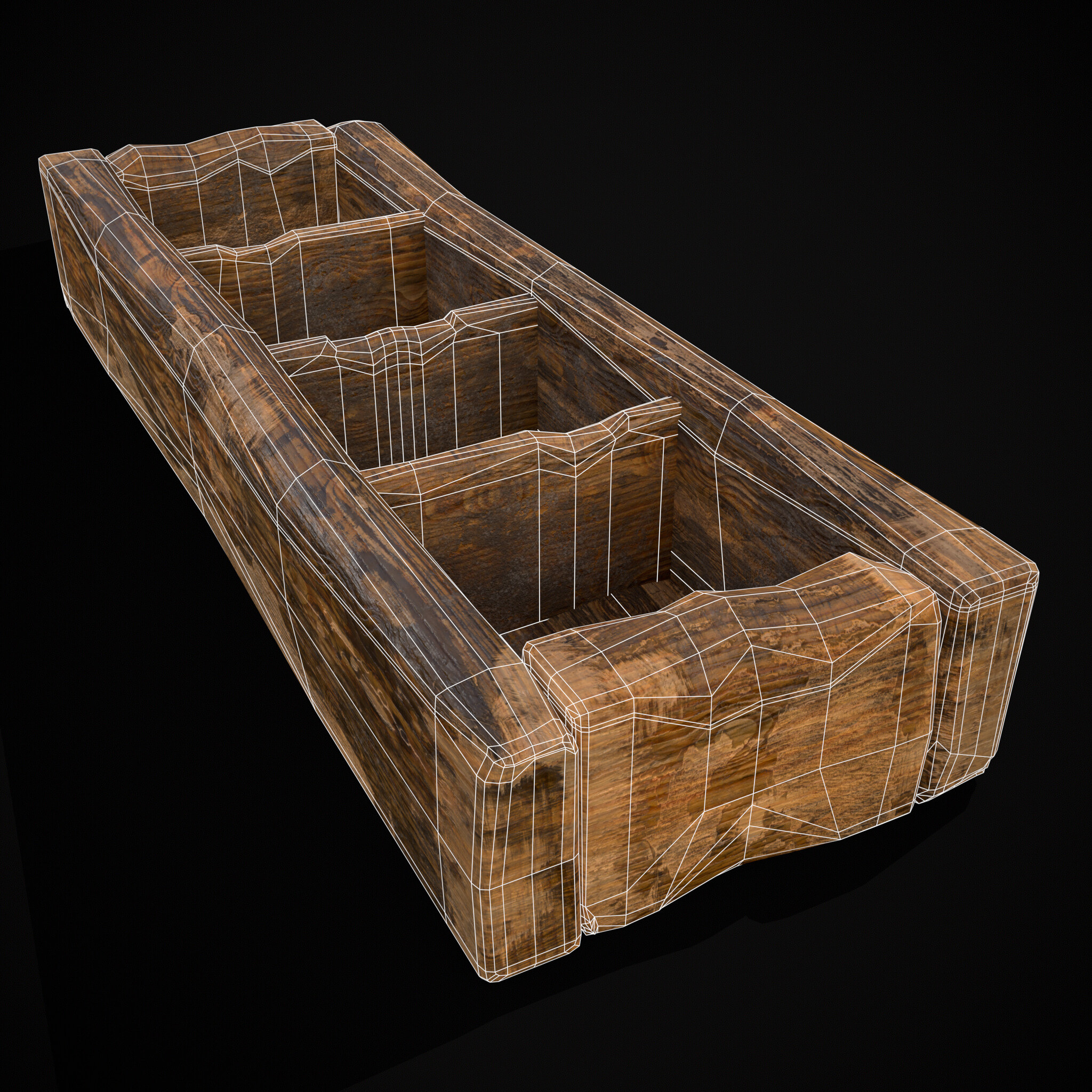 Medieval Wooden Food Separator - 3D Model by Get Dead Entertainment