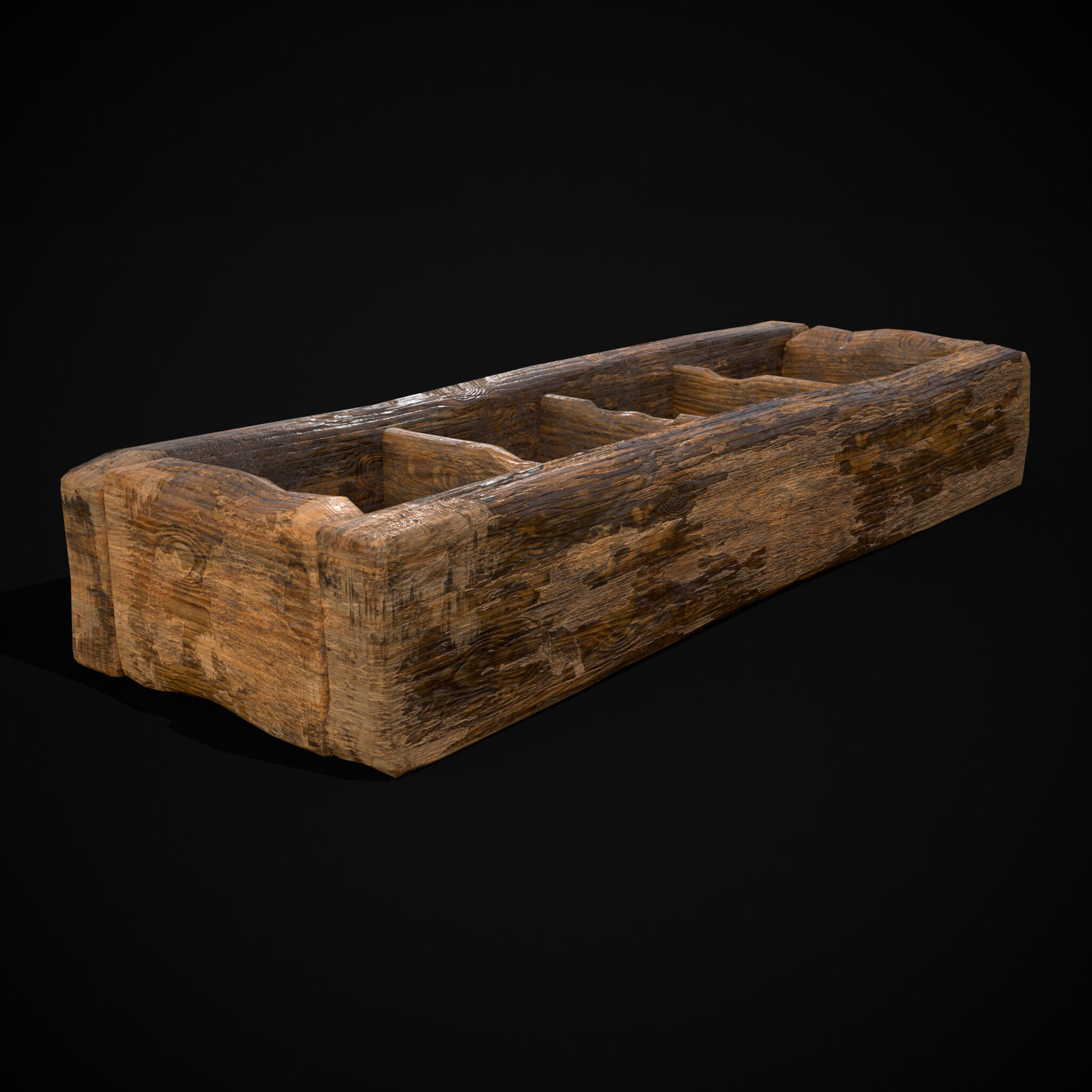 Medieval Wooden Food Separator - 3D Model by Get Dead Entertainment