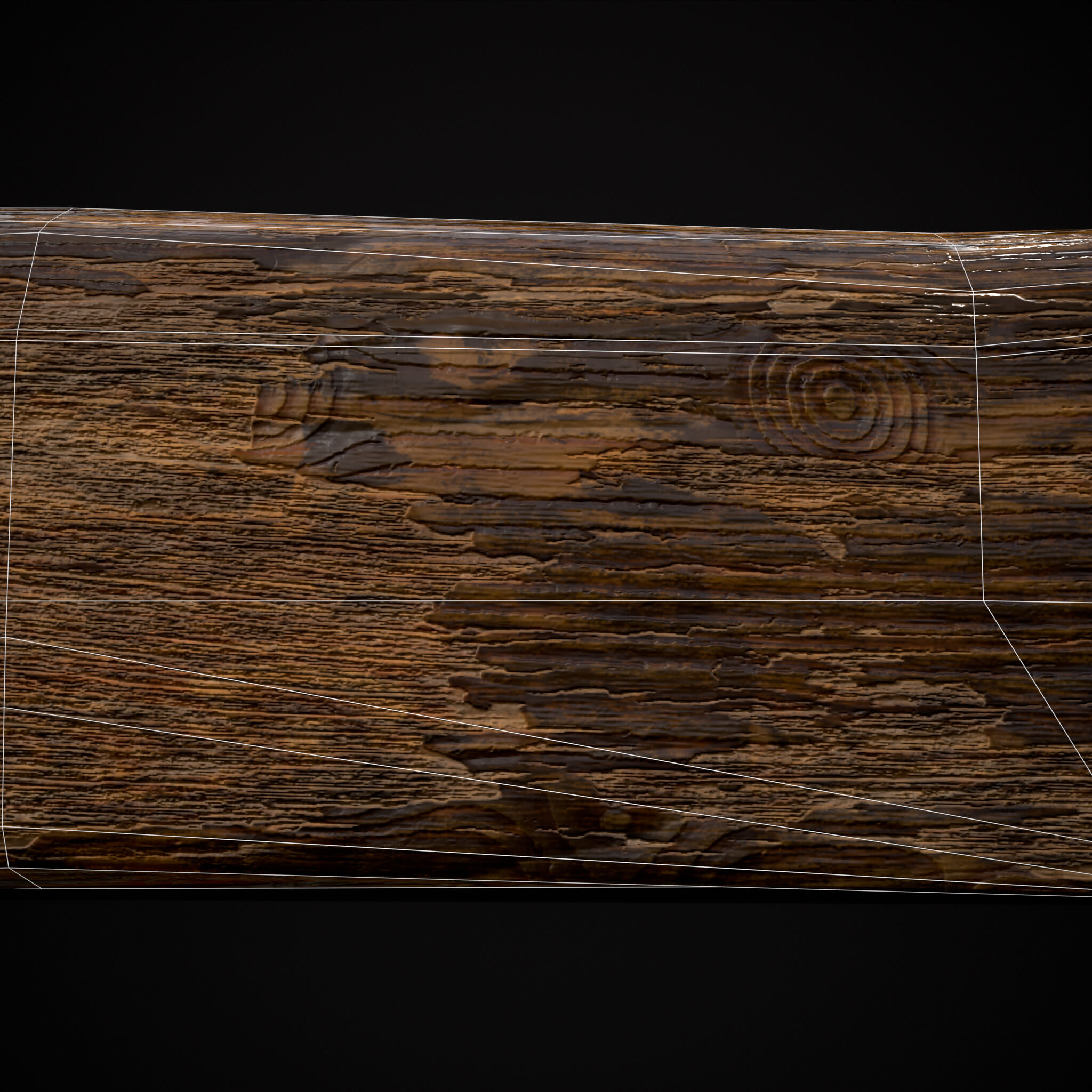 Medieval Wooden Food Separator - 3D Model by Get Dead Entertainment