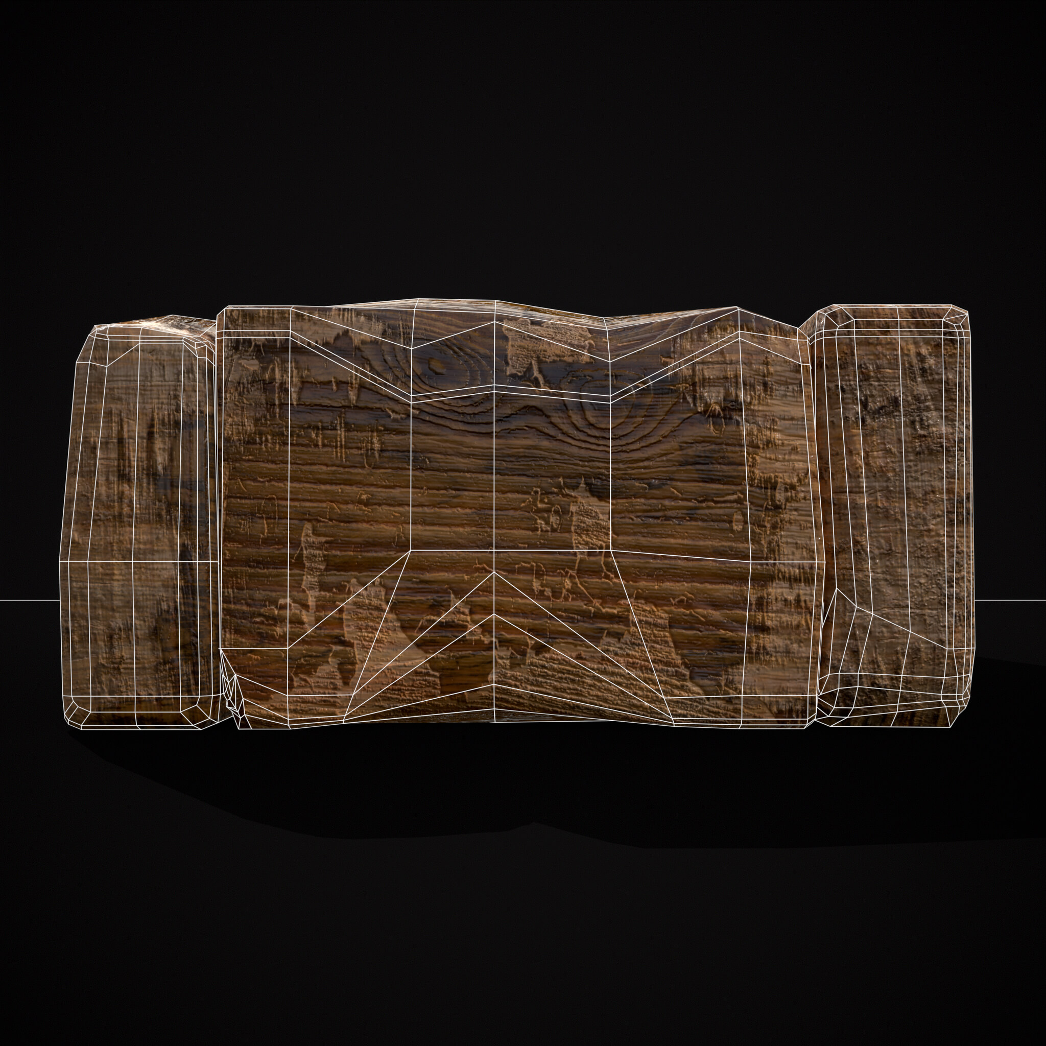 Medieval Wooden Food Separator - 3D Model by Get Dead Entertainment