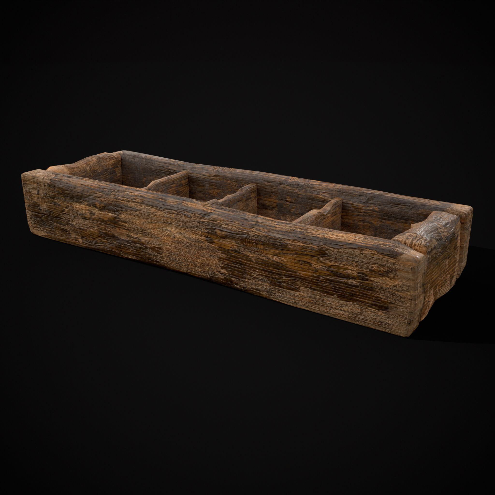 Medieval Wooden Food Separator - 3D Model by Get Dead Entertainment
