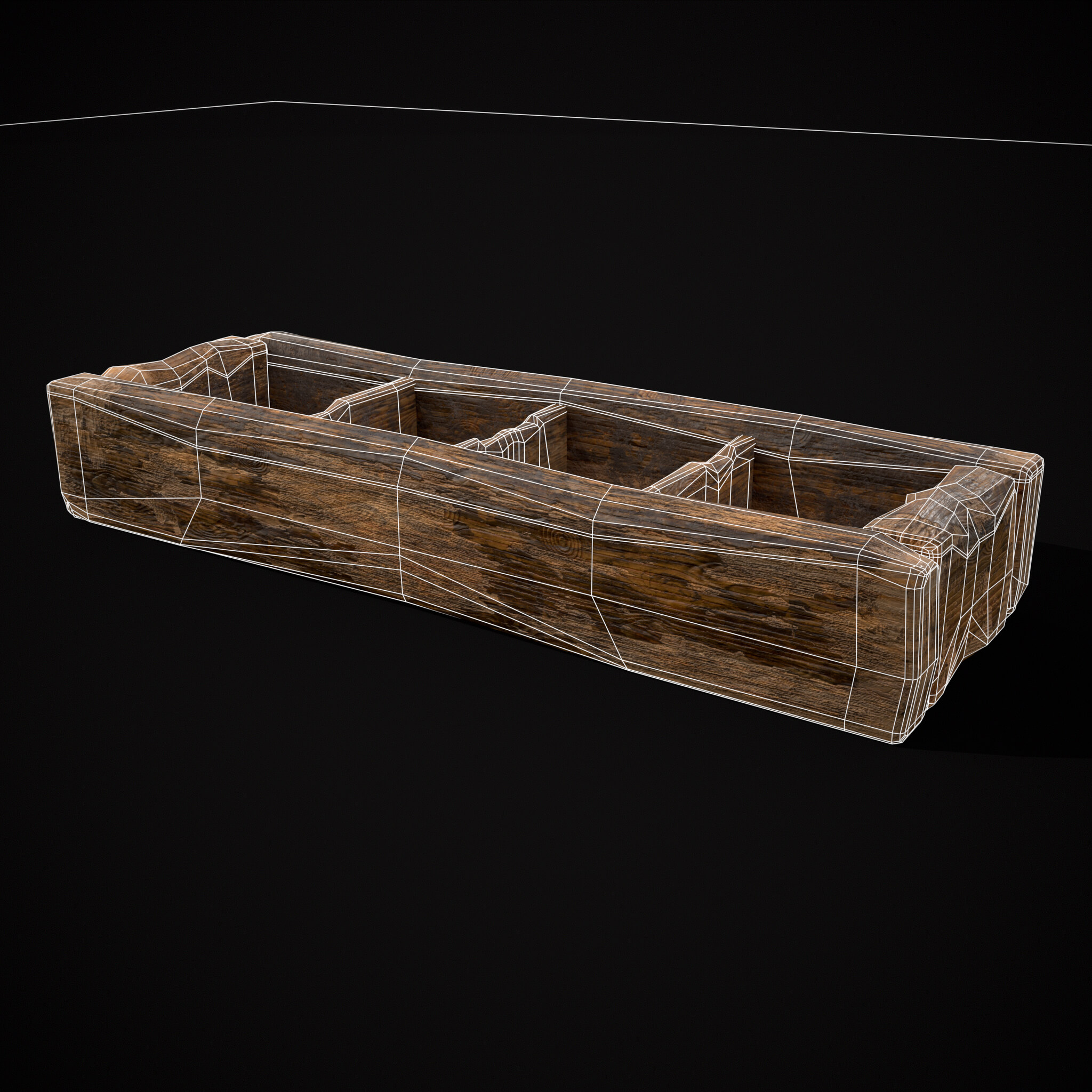 Medieval Wooden Food Separator - 3D Model by Get Dead Entertainment