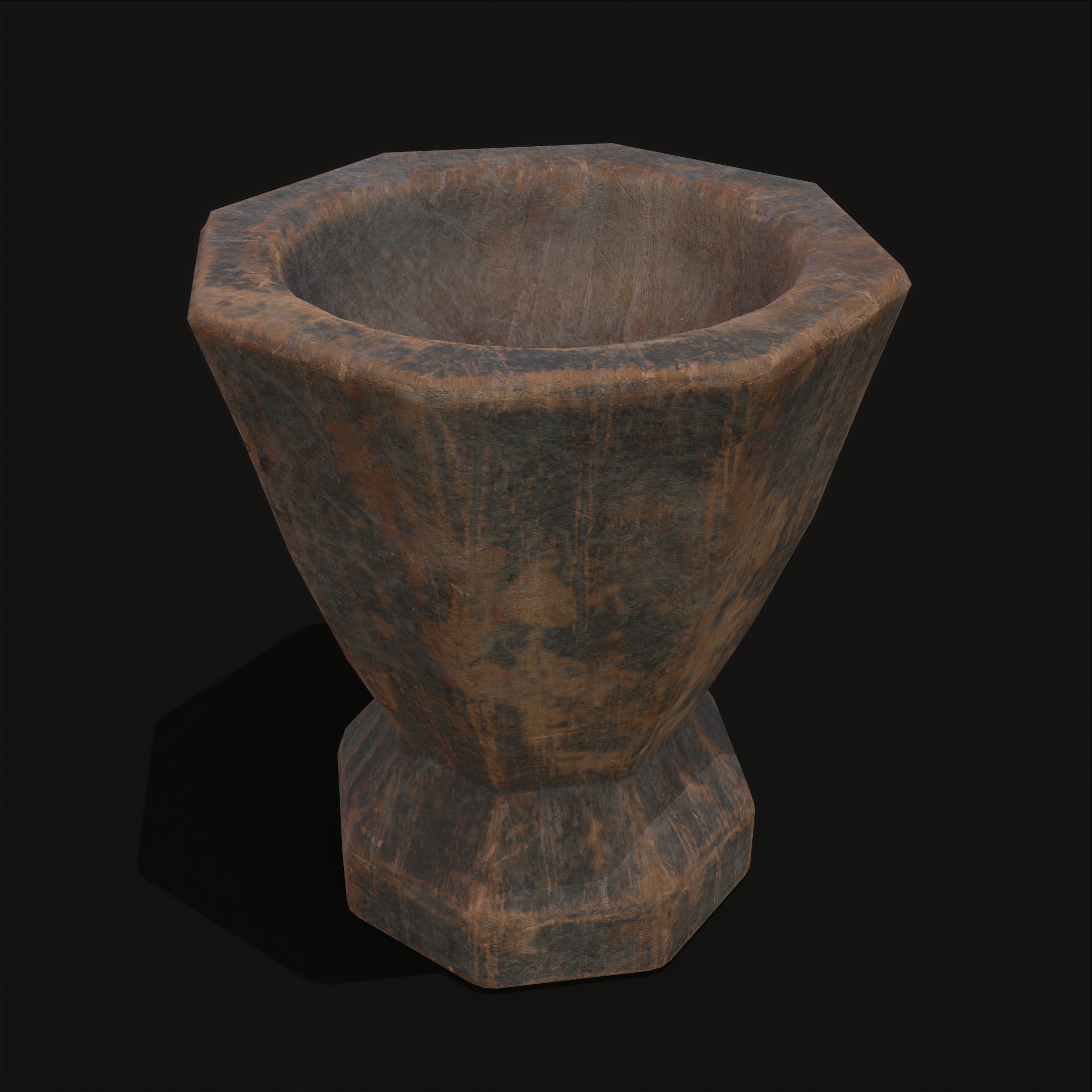 Medieval Wooden Mortar and Pestle - 3D Model by Get Dead Entertainment