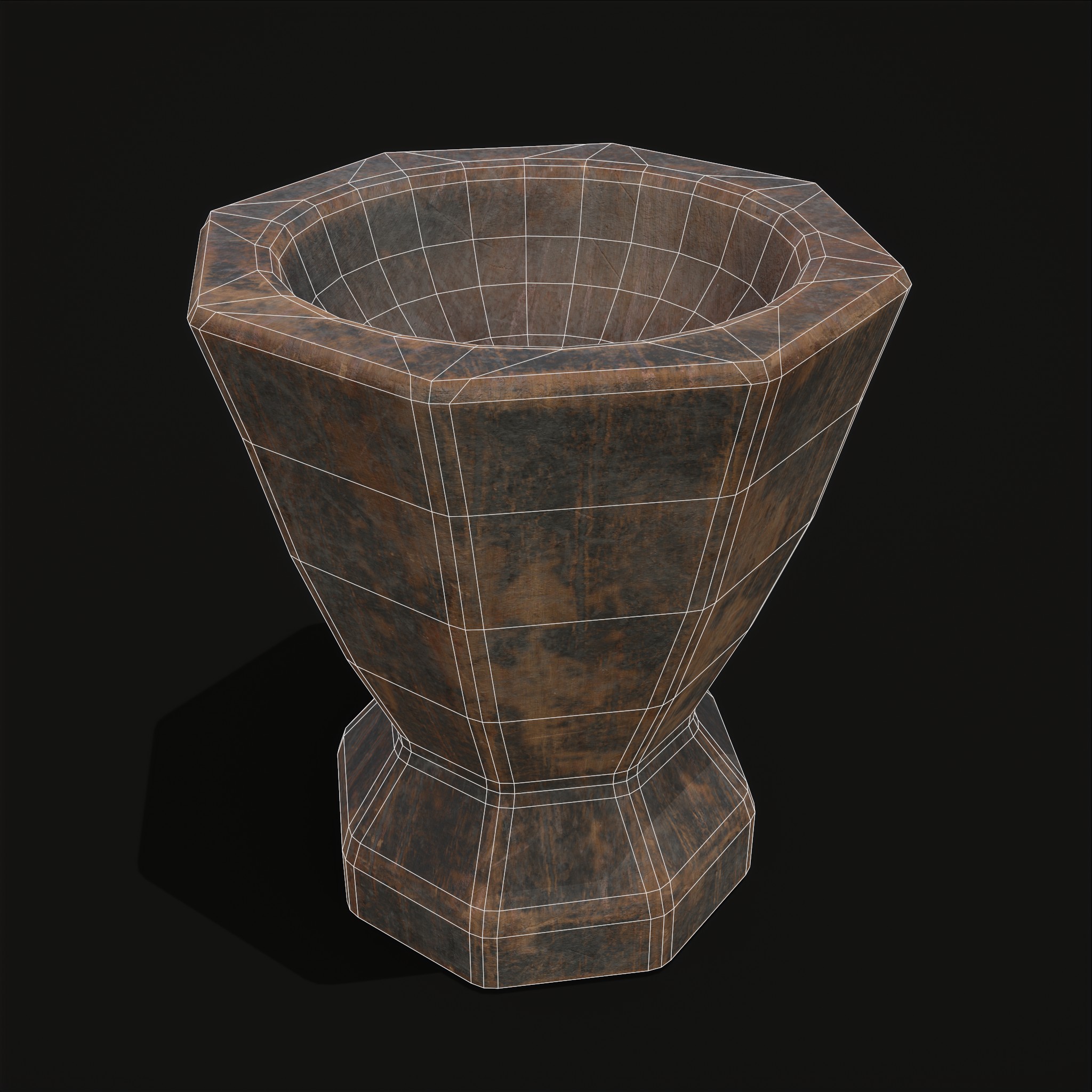 Medieval Wooden Mortar and Pestle - 3D Model by Get Dead Entertainment