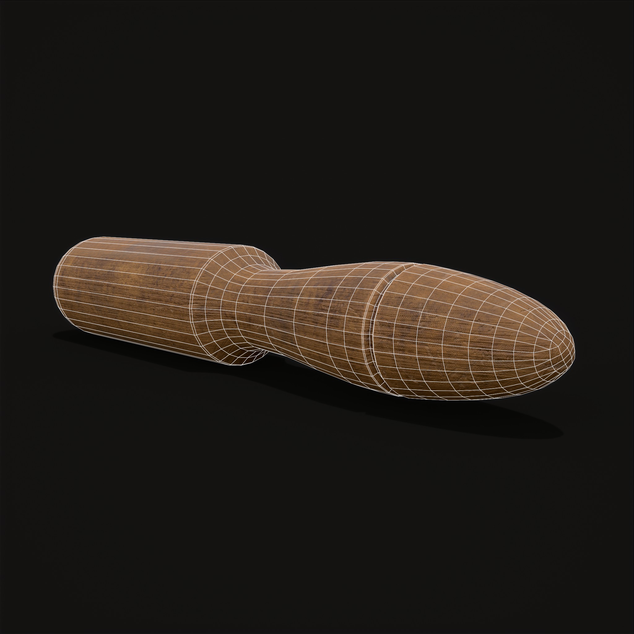 Medieval Wooden Mortar and Pestle - 3D Model by Get Dead Entertainment