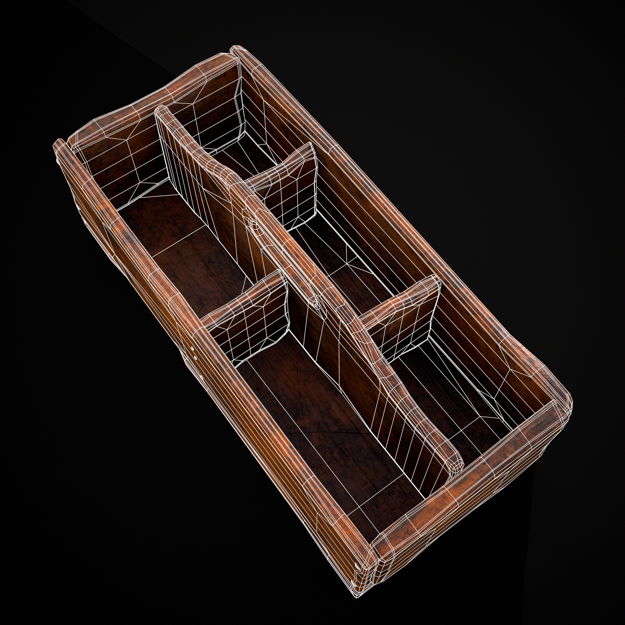 Medieval Wooden Tool Box - 3D Model by Get Dead Entertainment
