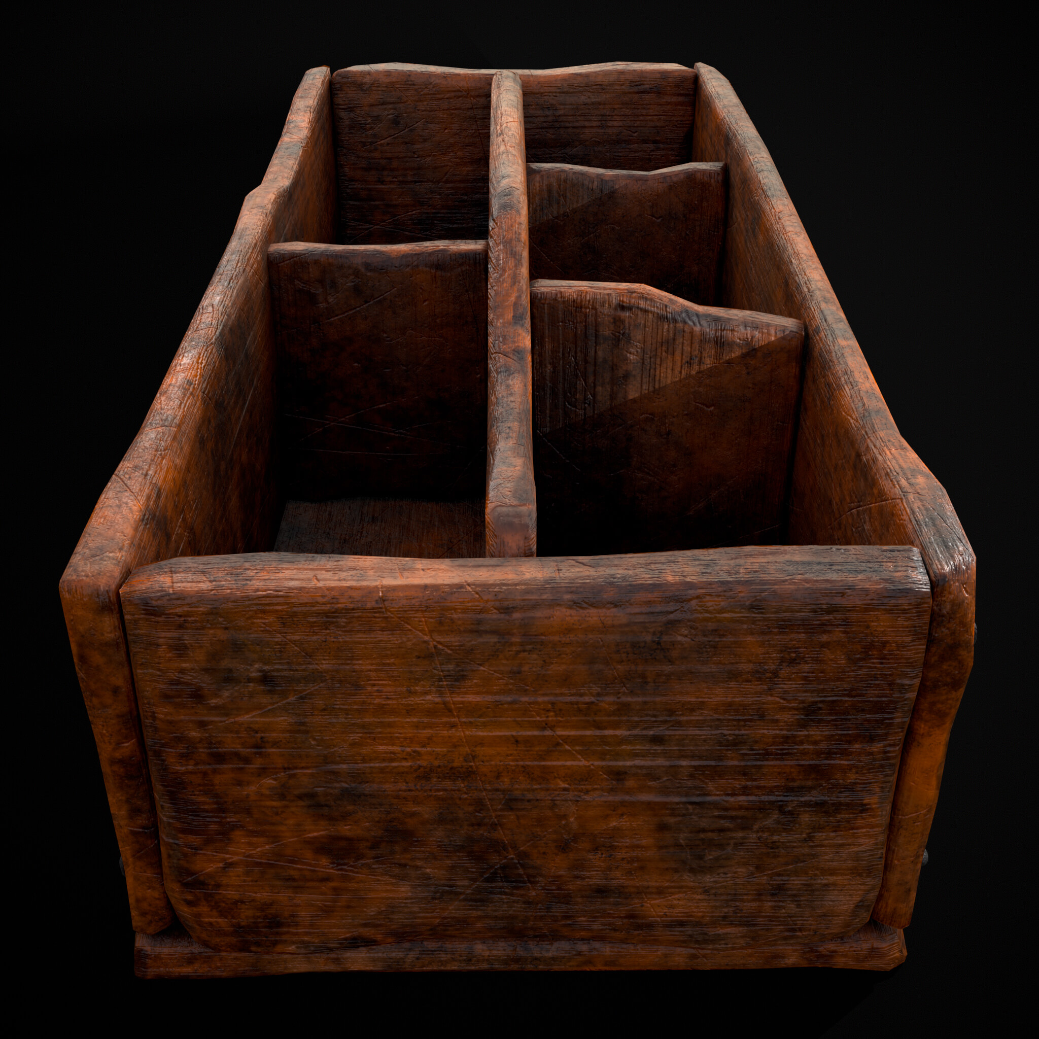Medieval Wooden Tool Box - 3D Model by Get Dead Entertainment