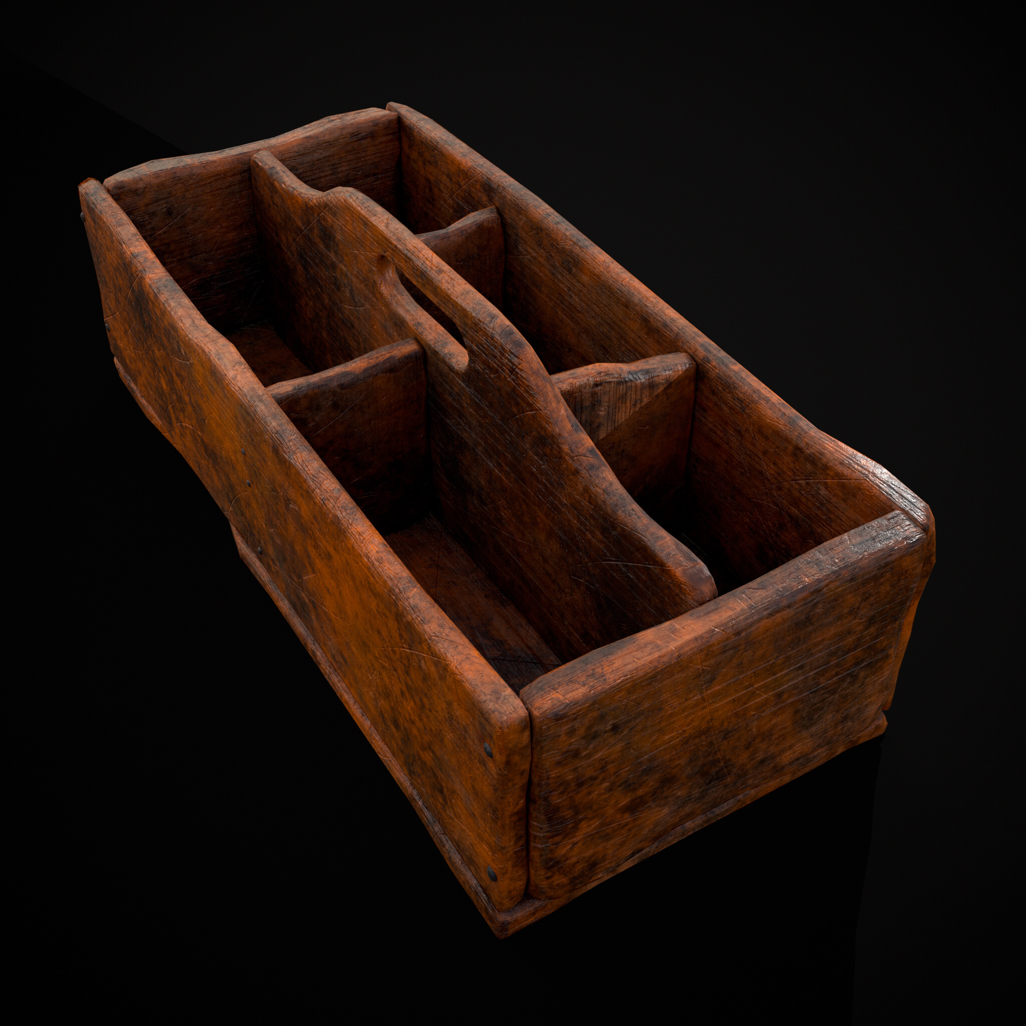 Medieval Wooden Tool Box - 3D Model by Get Dead Entertainment