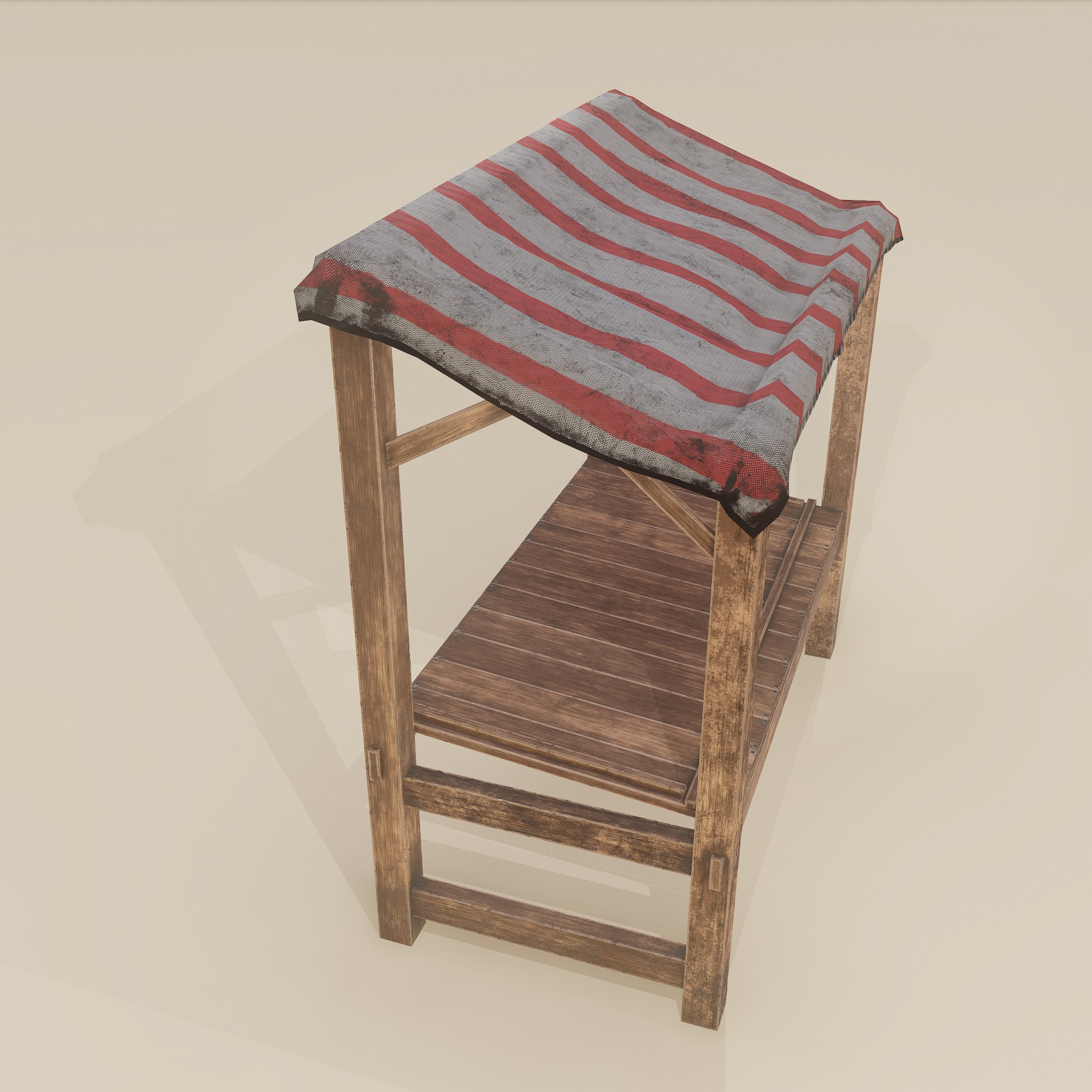 Merchant Stall - 3D Model by Get Dead Entertainment