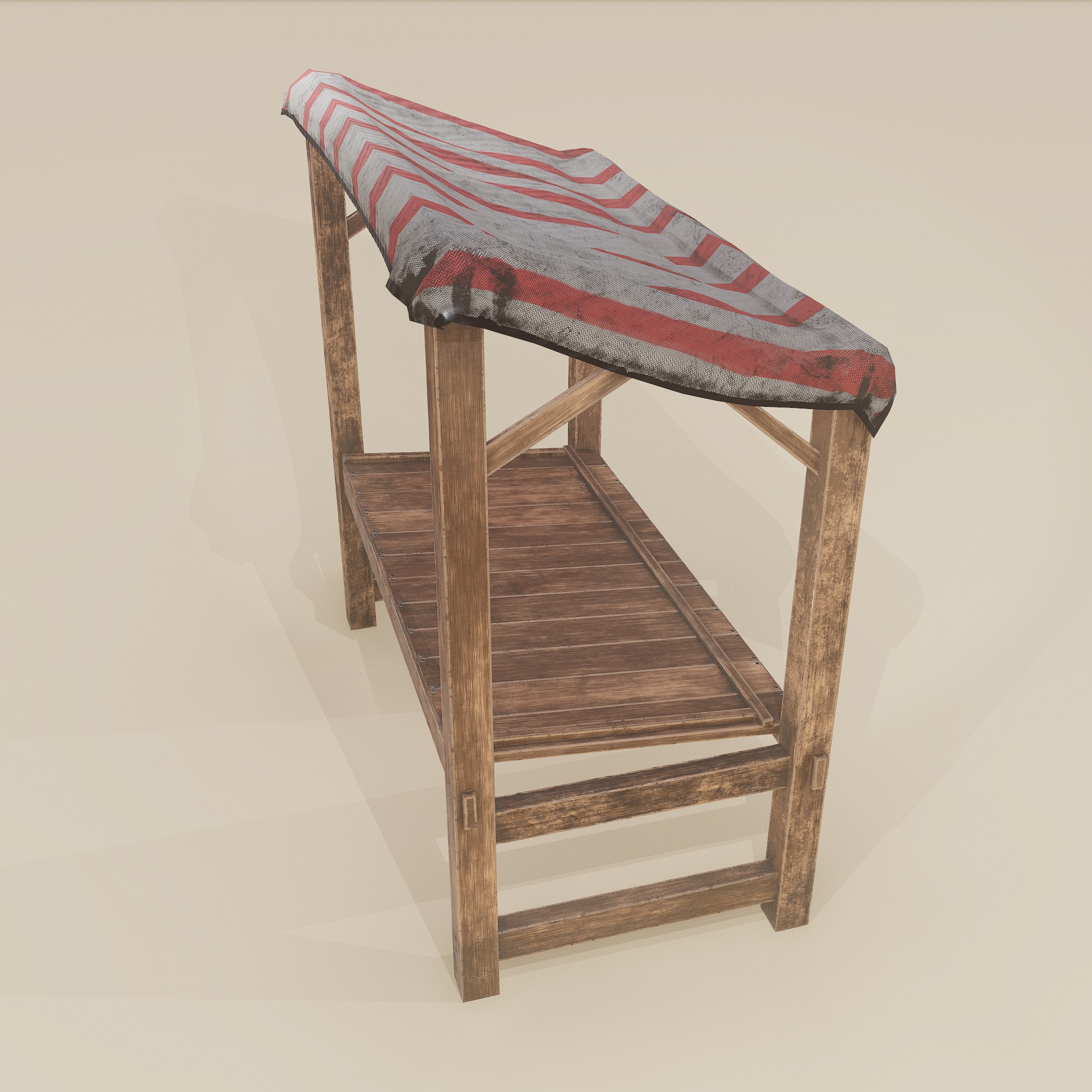 Merchant Stall - 3D Model by Get Dead Entertainment