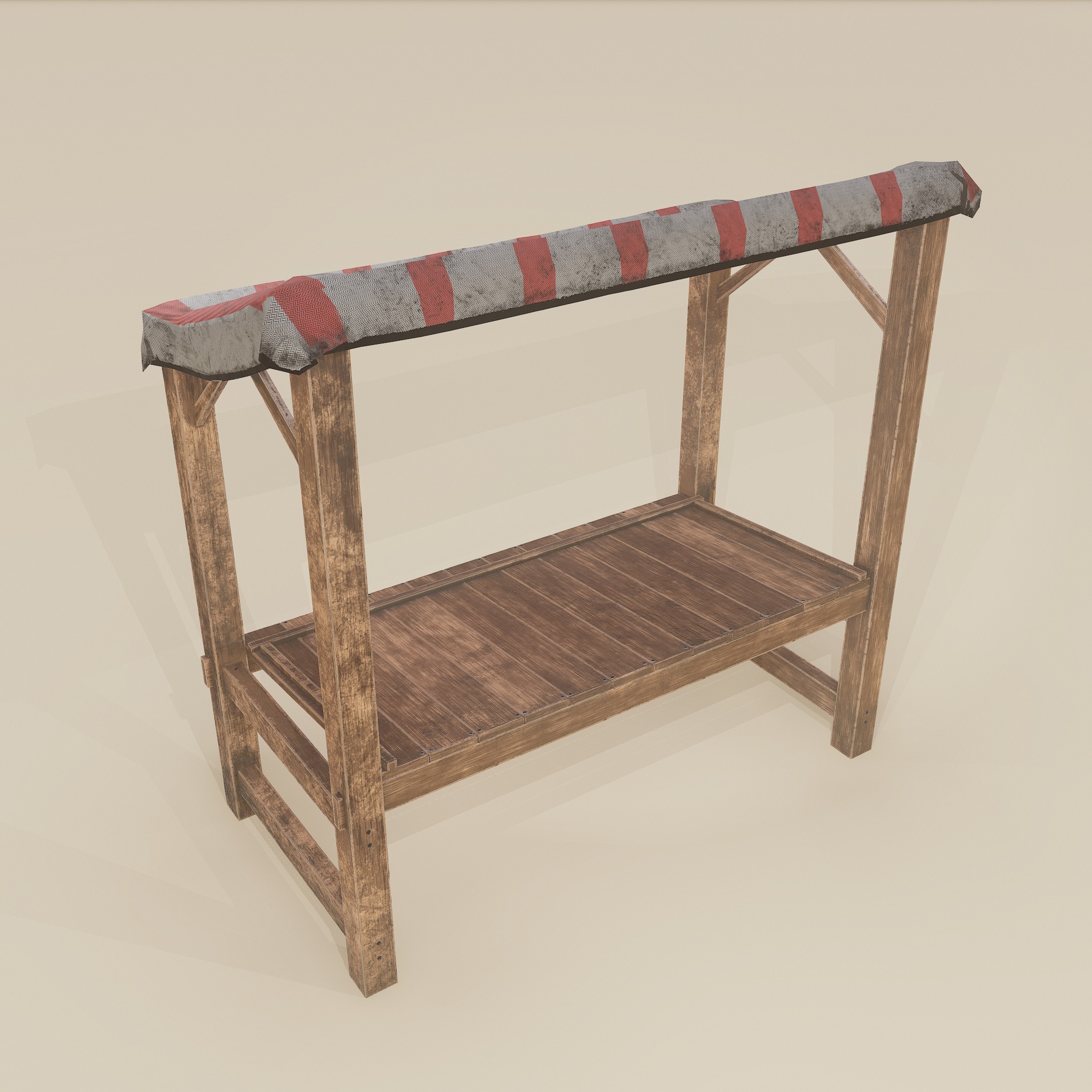 Merchant Stall - 3D Model by Get Dead Entertainment