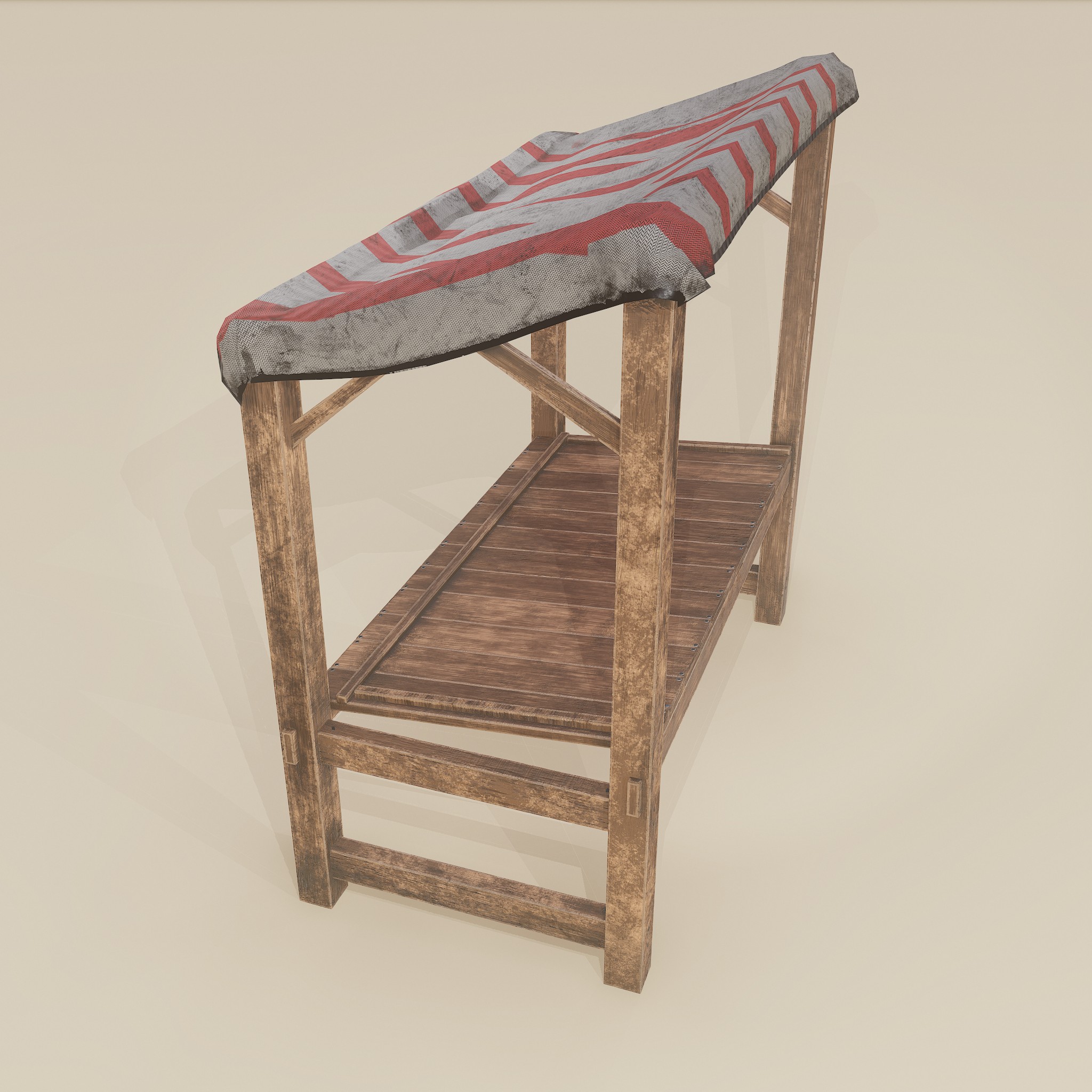Merchant Stall - 3D Model by Get Dead Entertainment