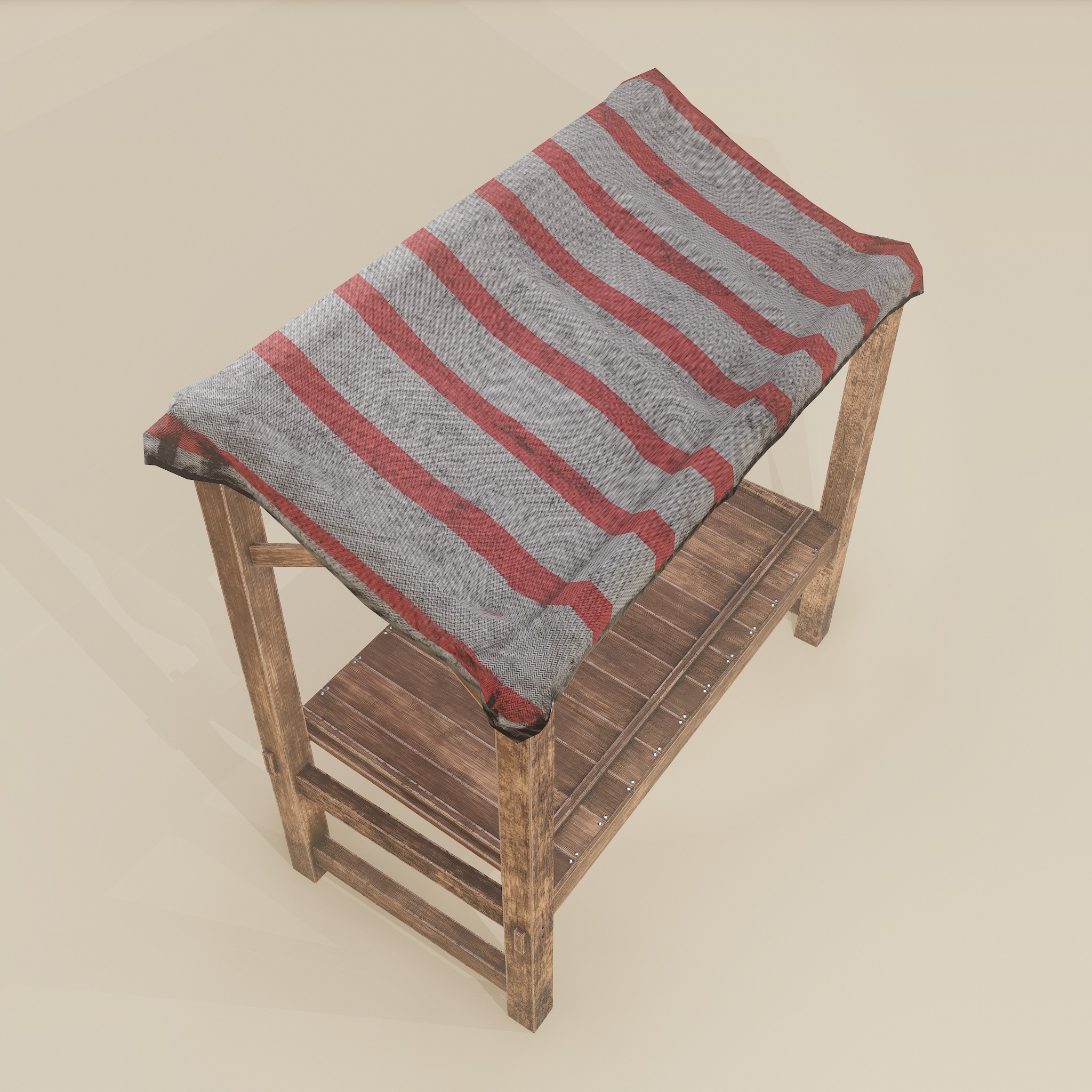 Merchant Stall - 3D Model by Get Dead Entertainment
