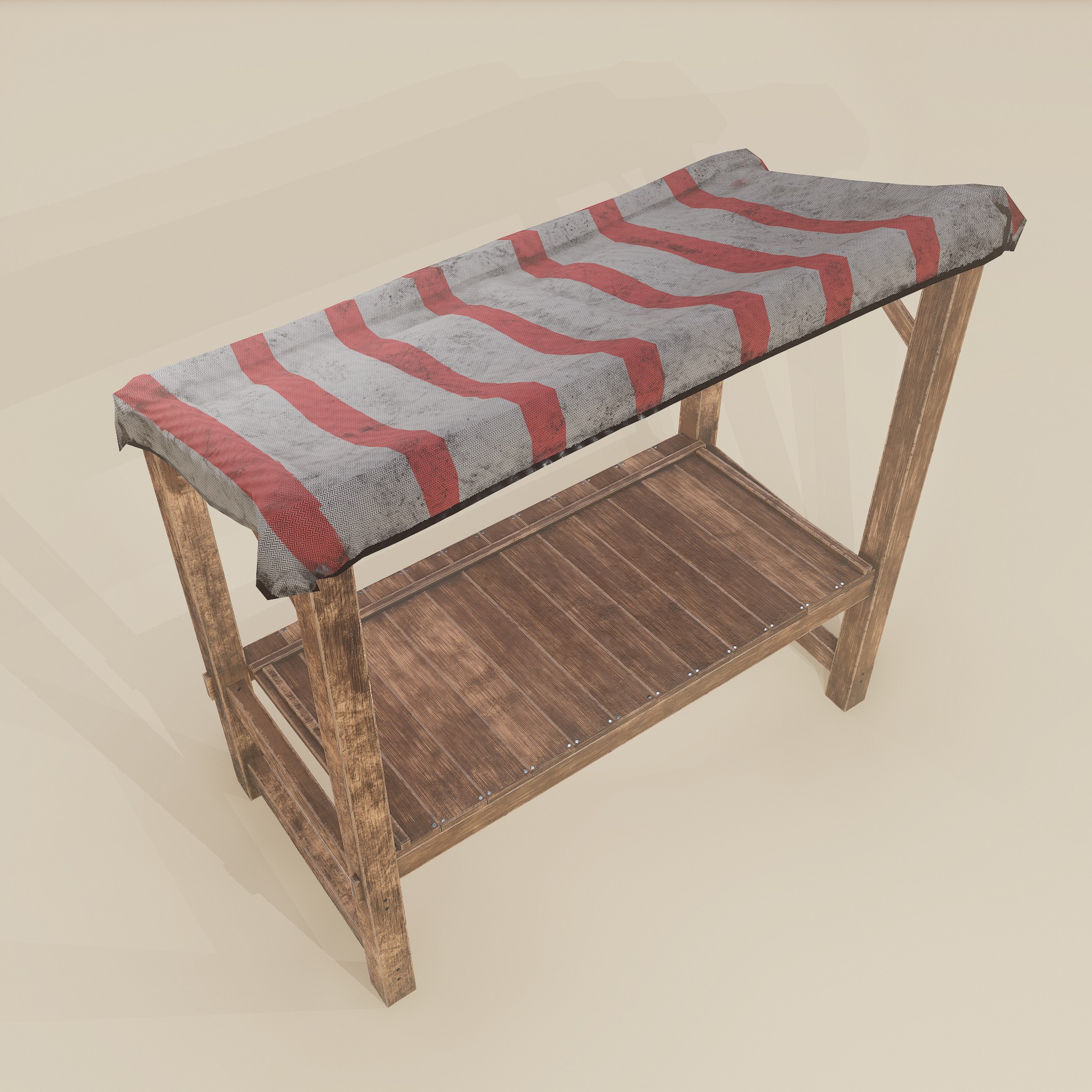 Merchant Stall - 3D Model by Get Dead Entertainment