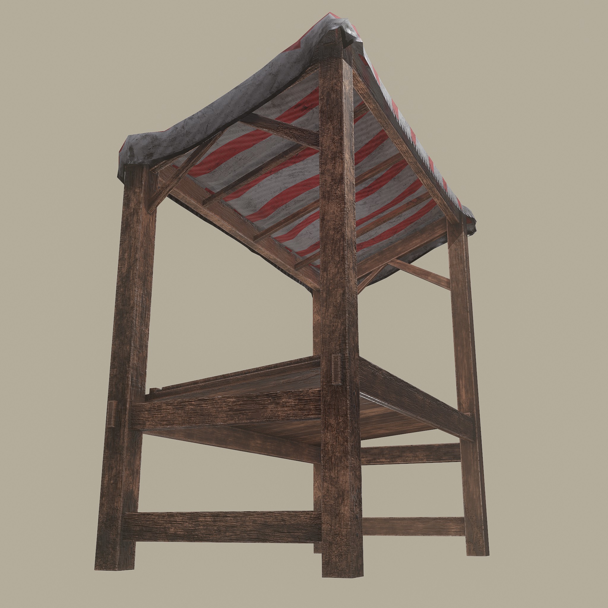 Merchant Stall - 3D Model by Get Dead Entertainment