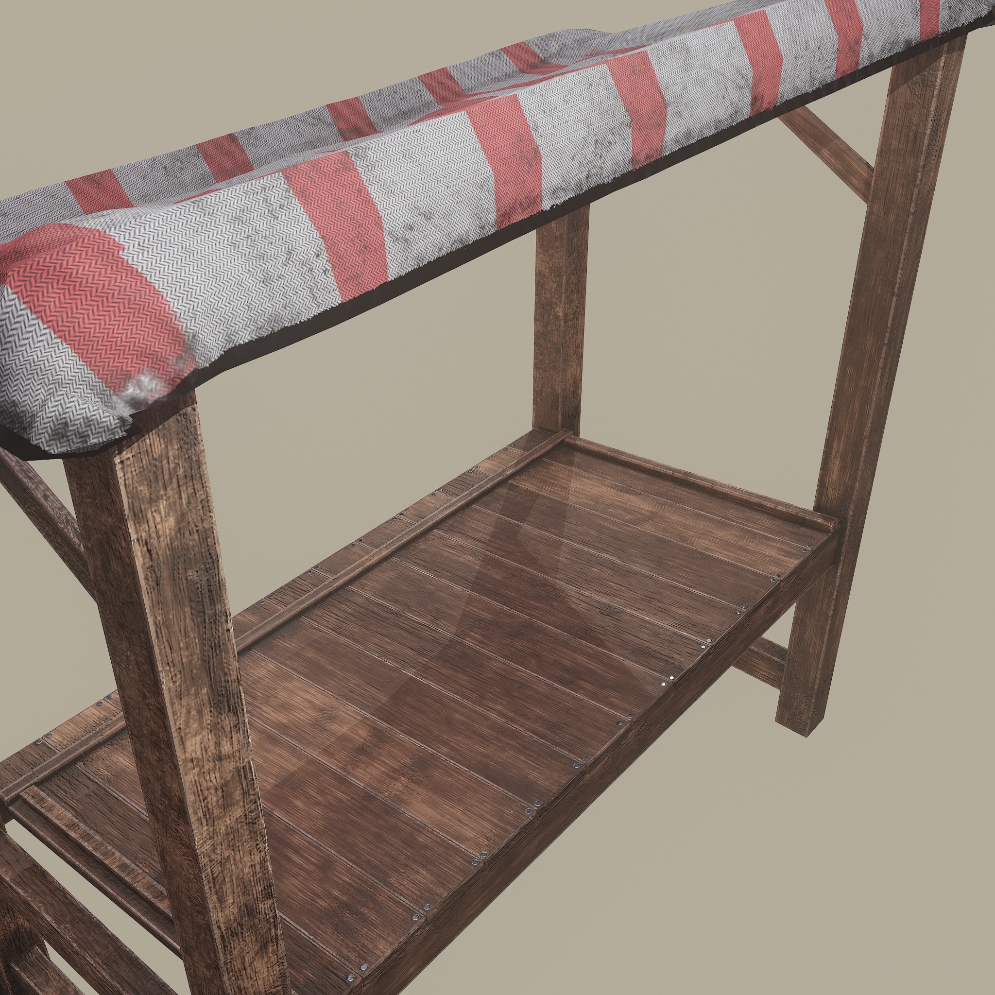 Merchant Stall - 3D Model by Get Dead Entertainment