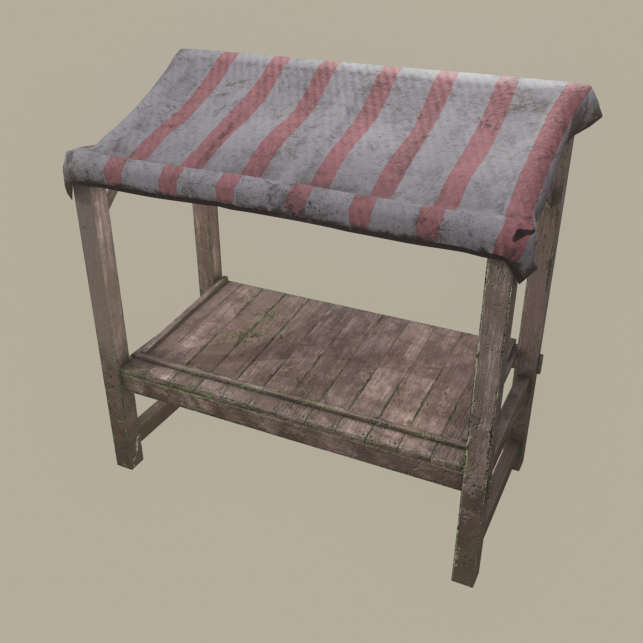 Merchant Stall - 3D Model by Get Dead Entertainment