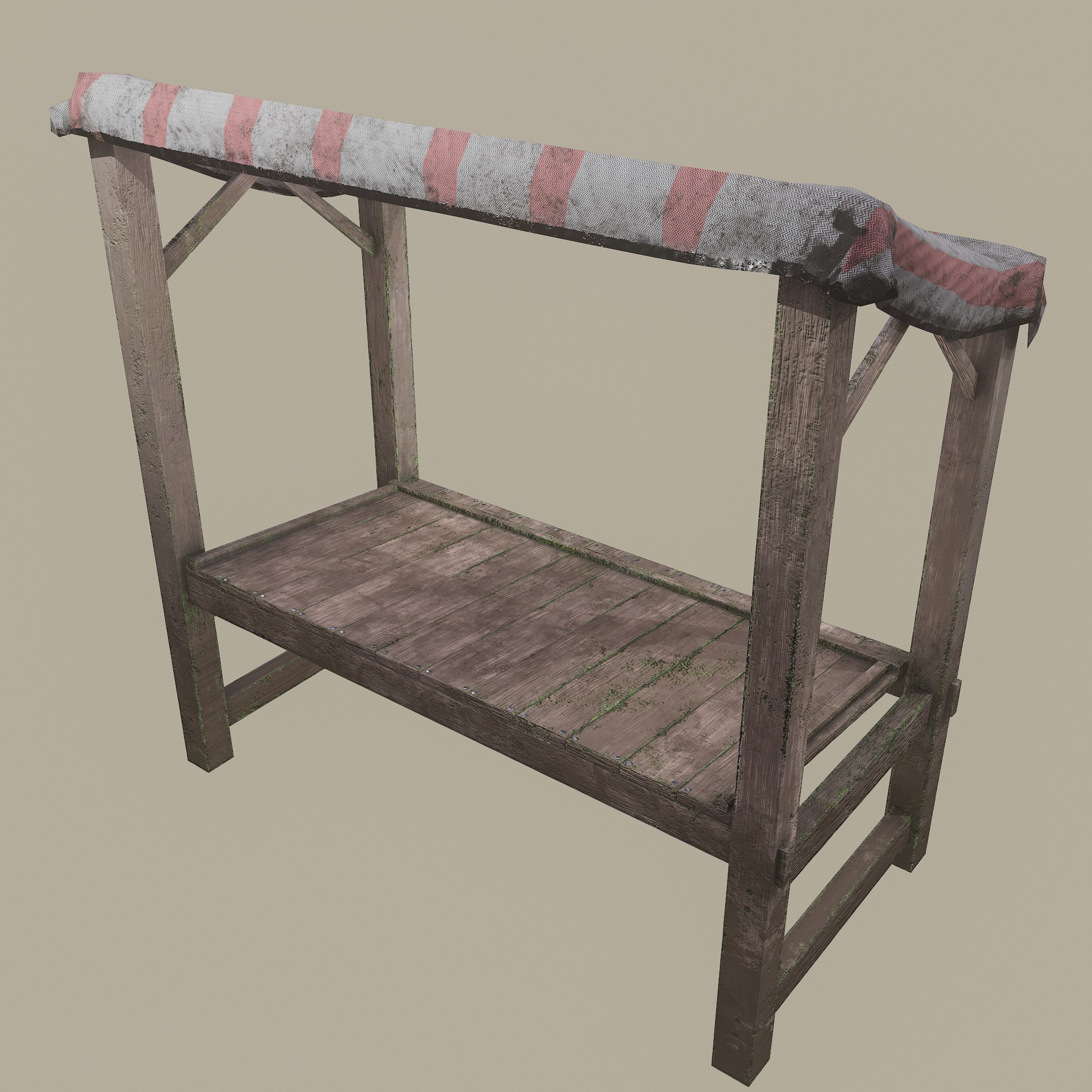 Merchant Stall - 3D Model by Get Dead Entertainment