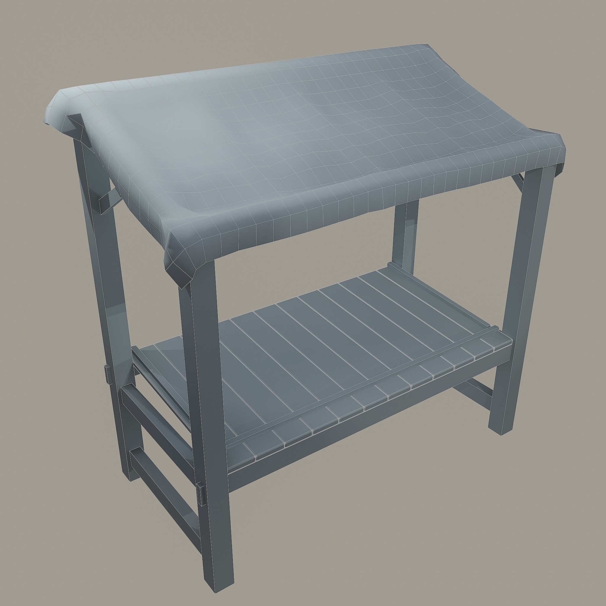 Merchant Stall - 3D Model by Get Dead Entertainment