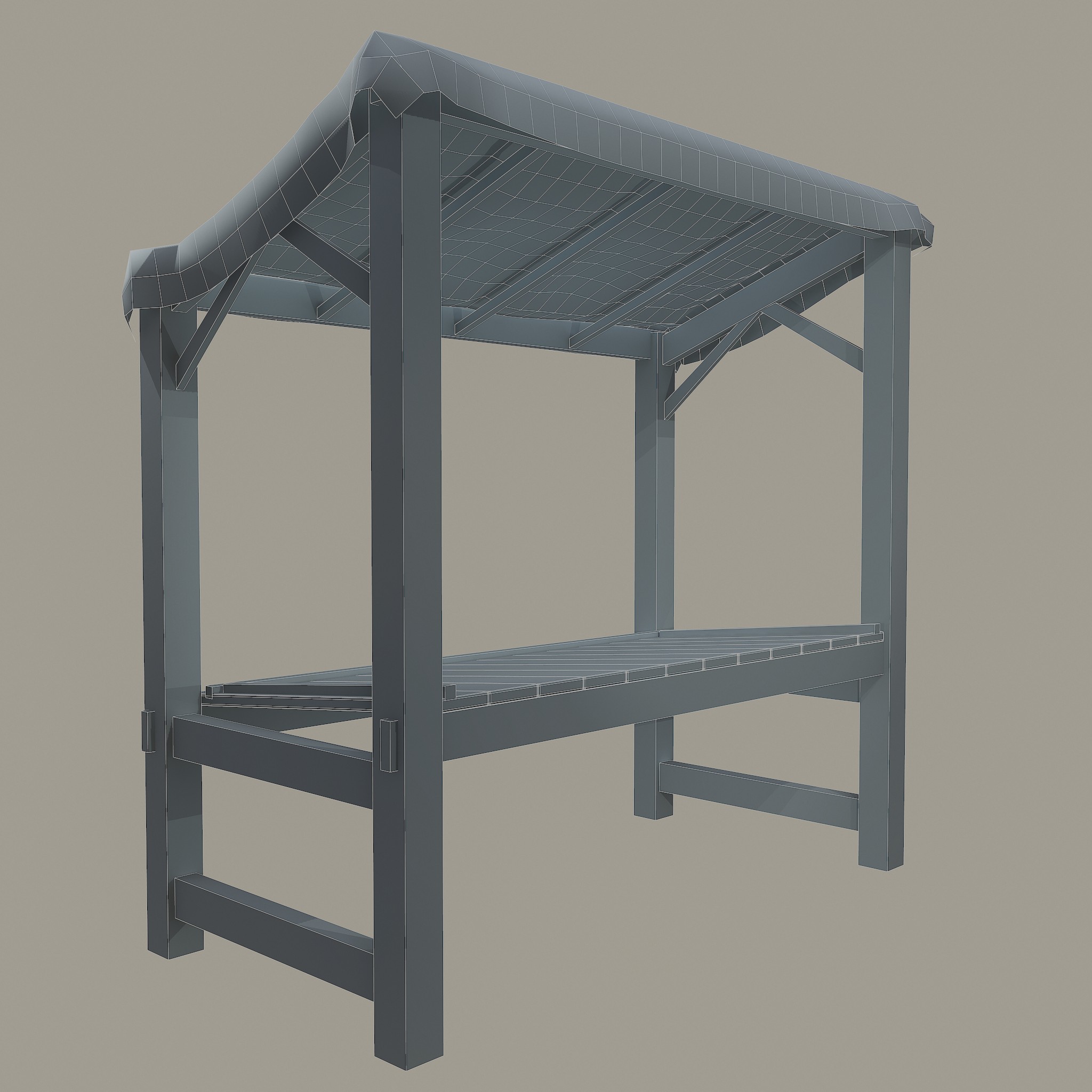 Merchant Stall - 3D Model by Get Dead Entertainment
