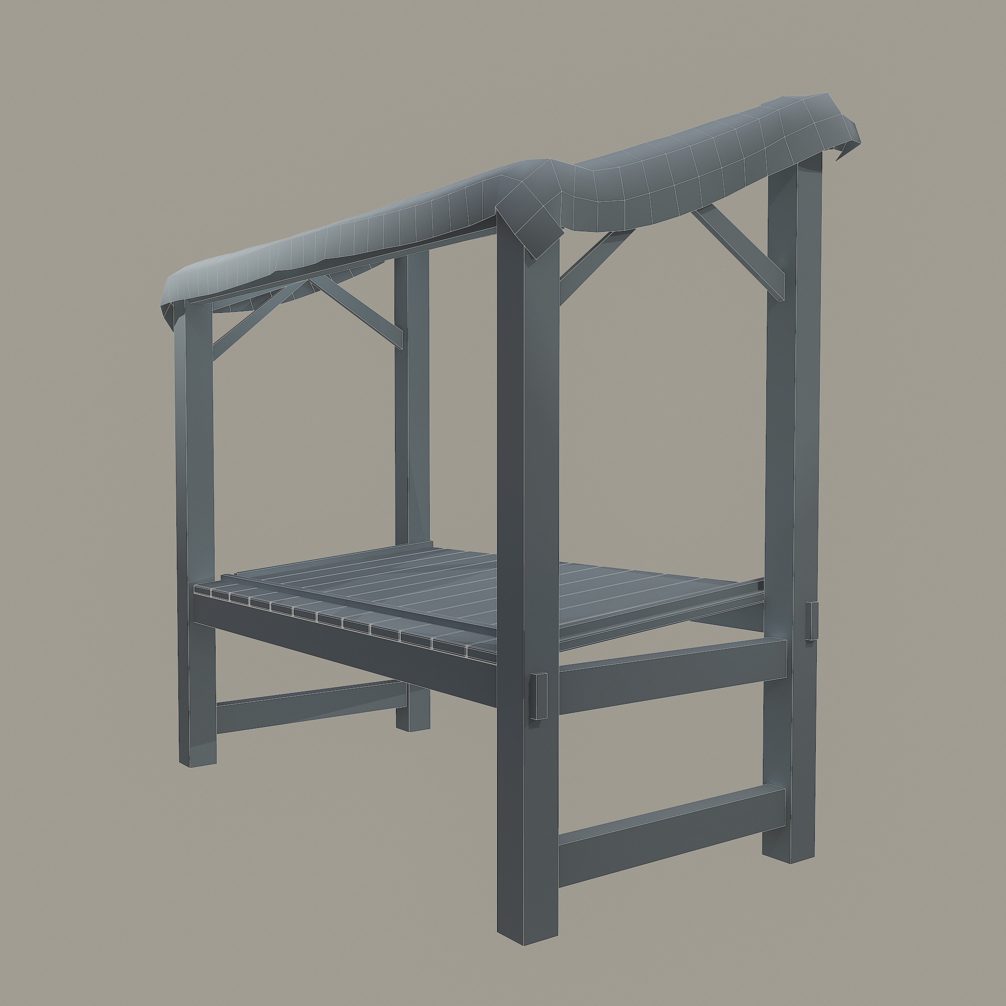 Merchant Stall - 3D Model by Get Dead Entertainment