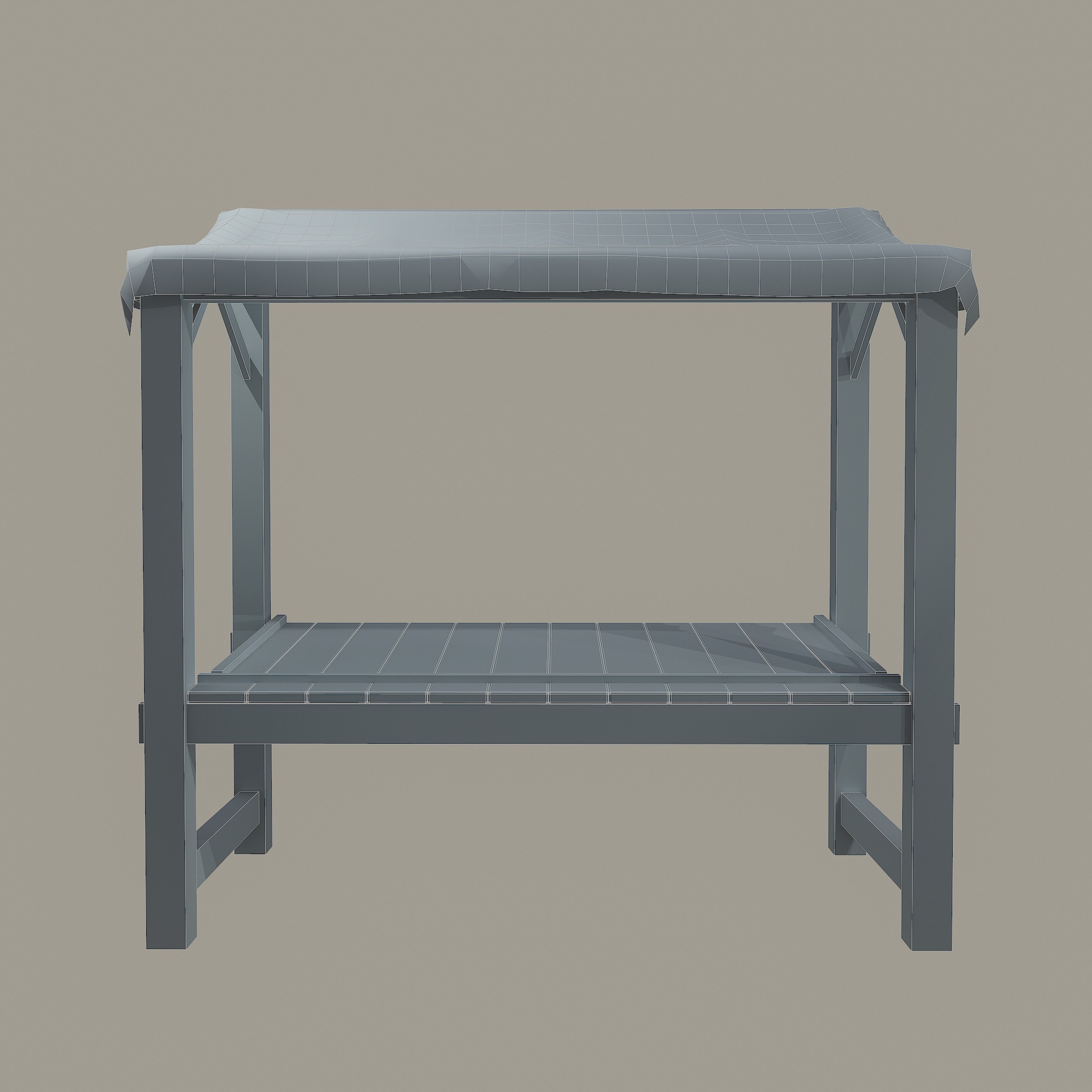 Merchant Stall - 3D Model by Get Dead Entertainment