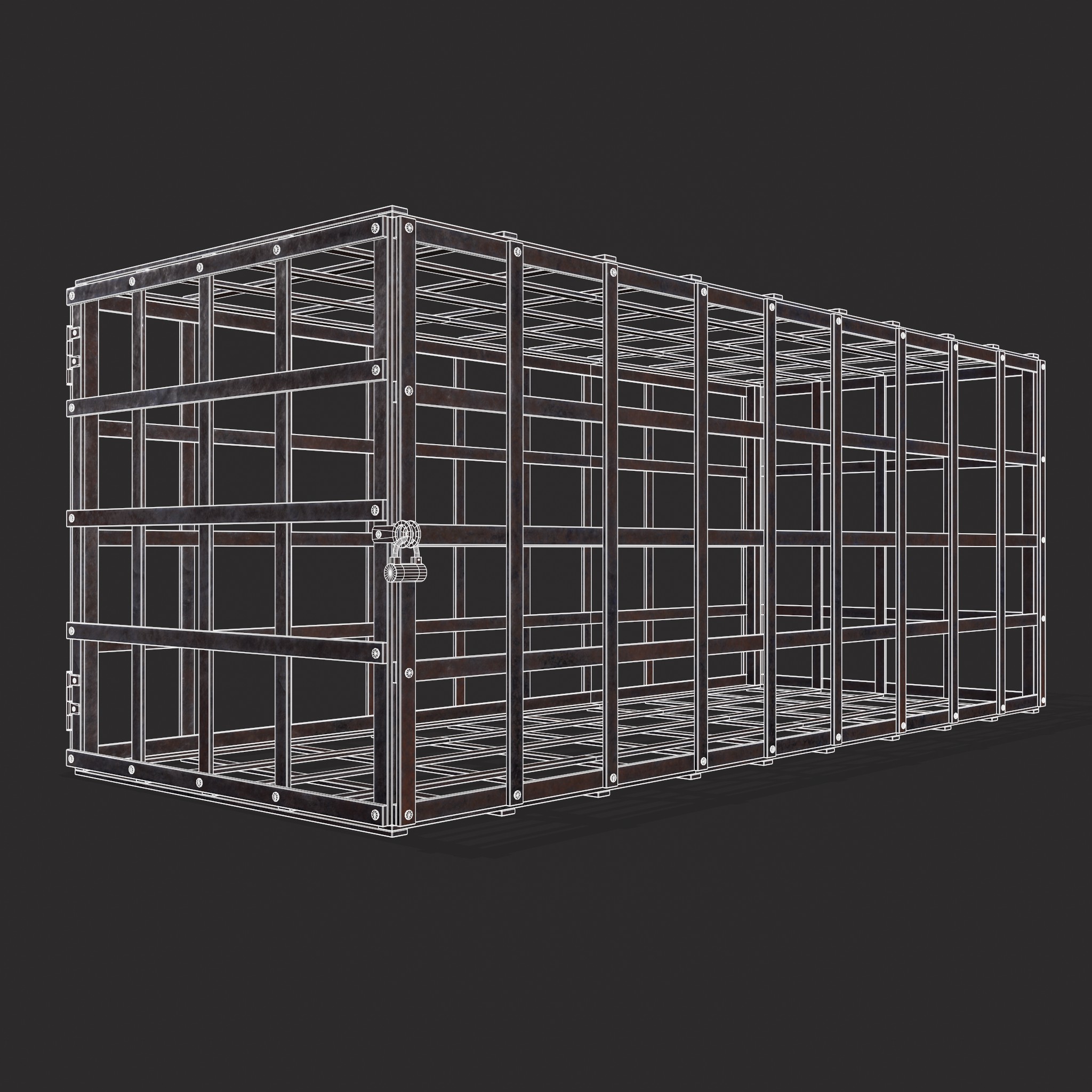Metal Cage Model by Get Dead Entertainment