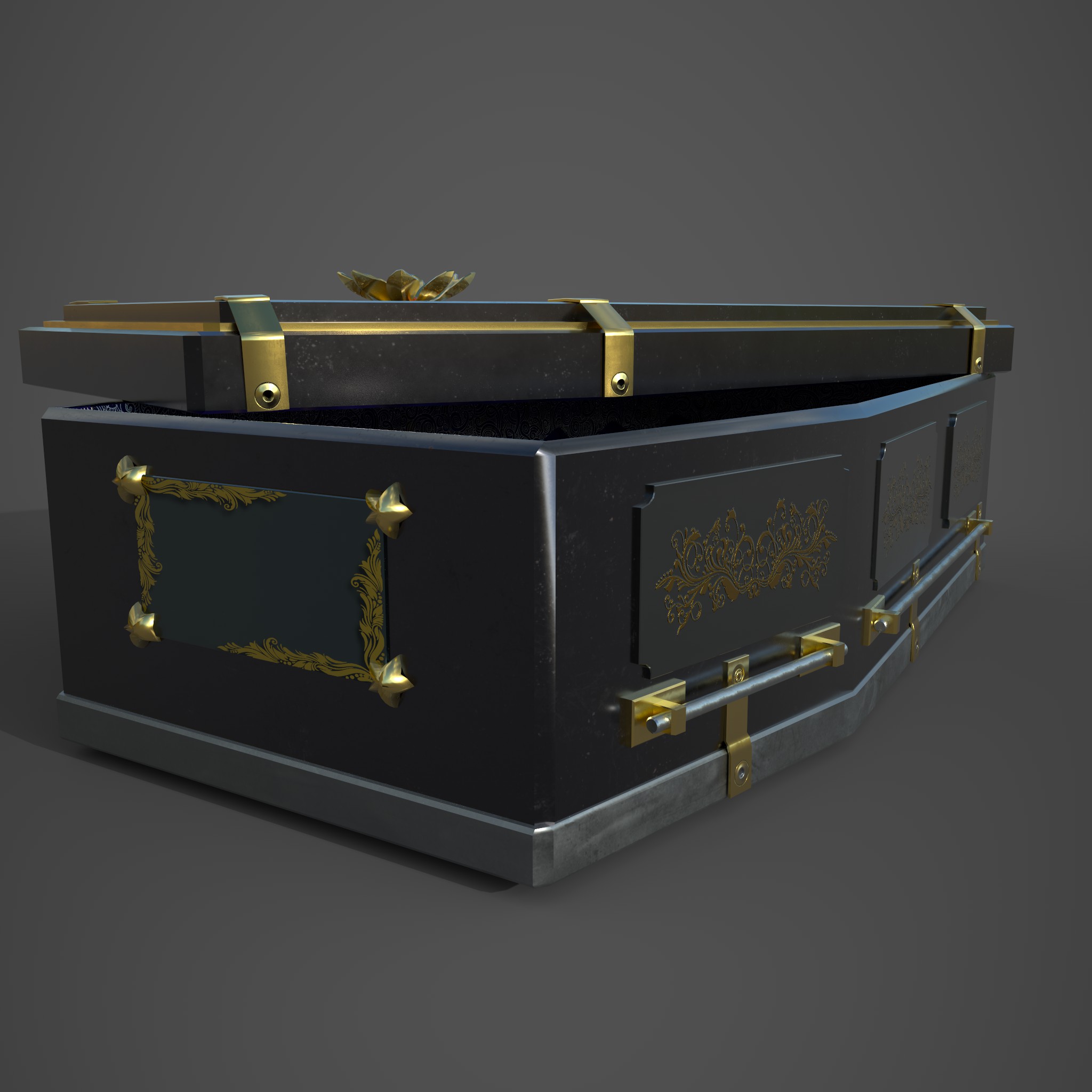 Metal Coffin - Free 3D Model by Get Dead Entertainment