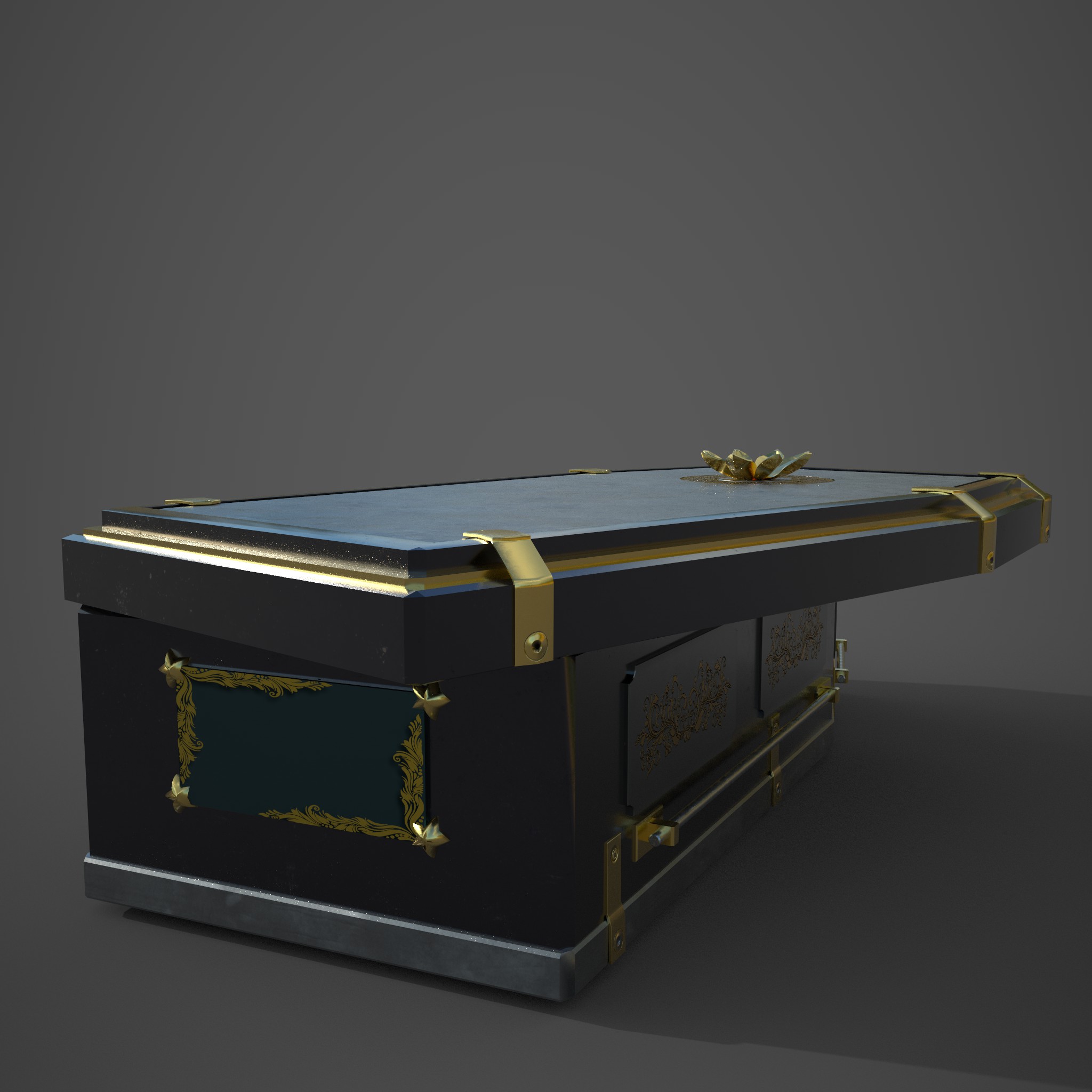 Metal Coffin - Free 3D Model by Get Dead Entertainment
