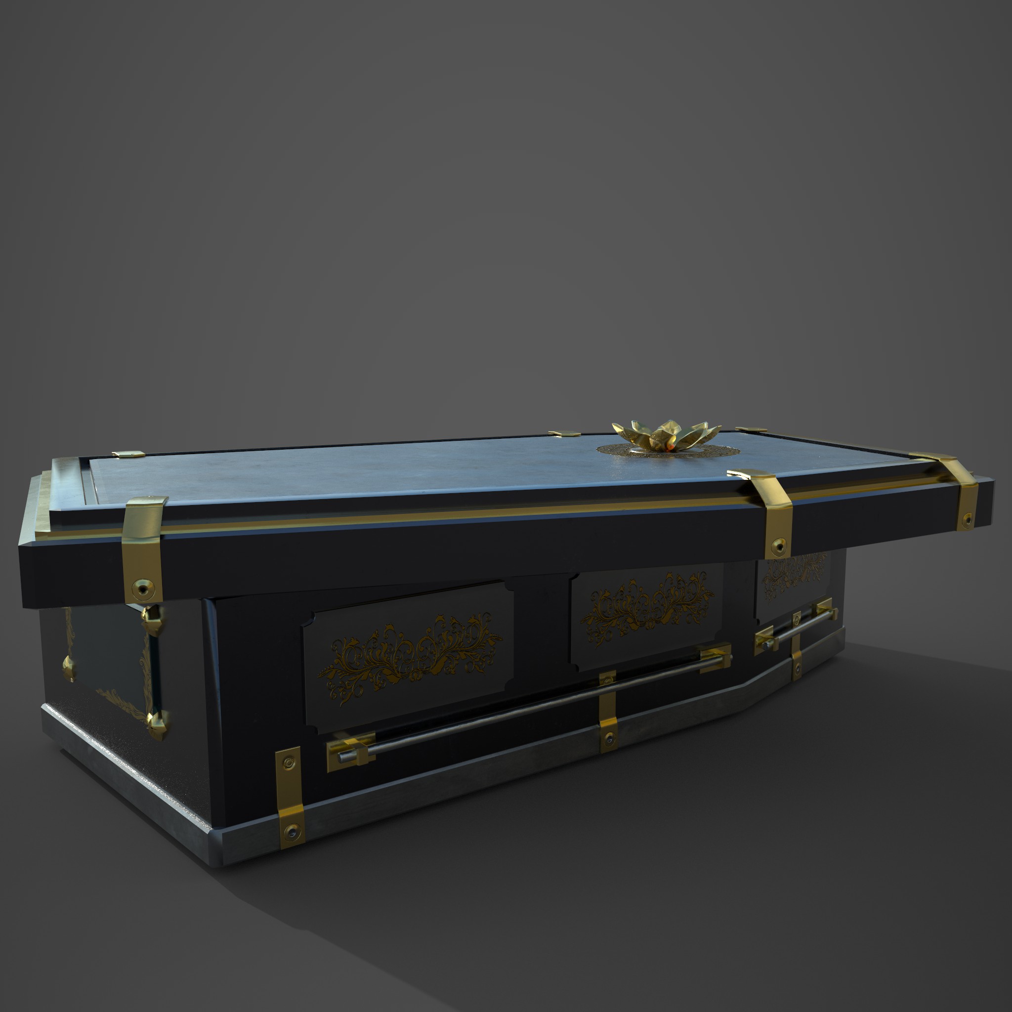 Metal Coffin - Free 3D Model by Get Dead Entertainment